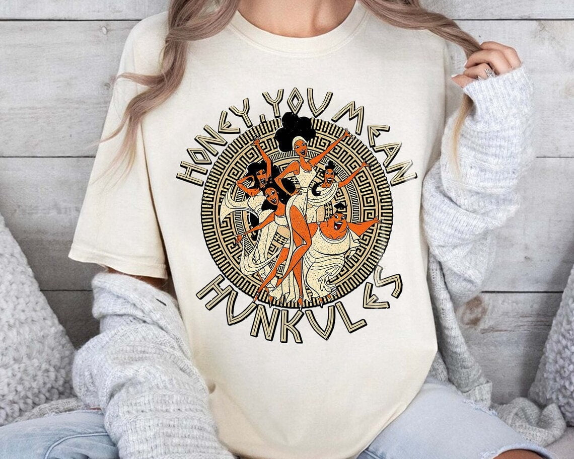 Disney Hercules Diva The Muses Honey You Mean Hunkules Shirt, Disney ...