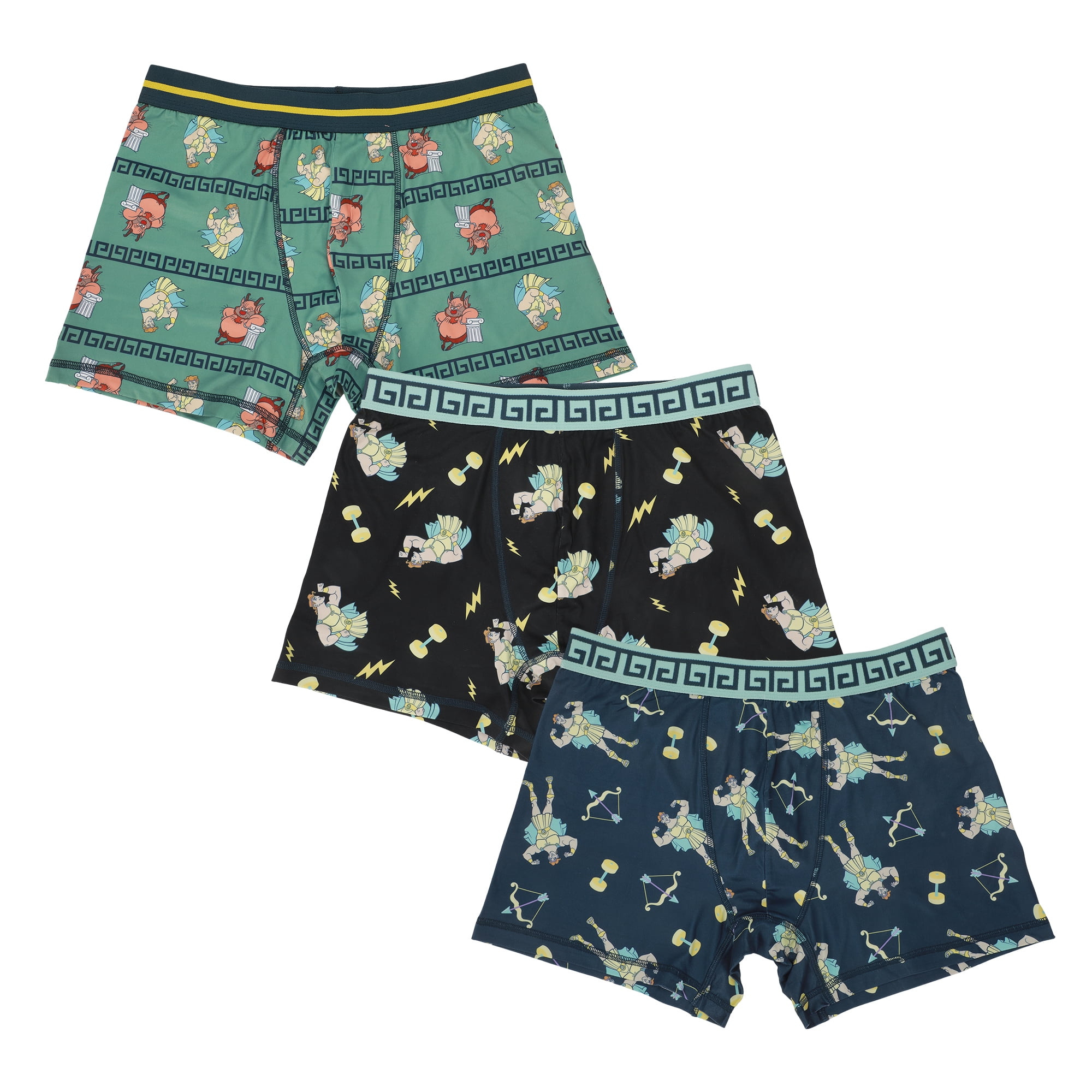 Disney Hercules Hero's Strength Men's 3-Pack Boxer Briefs-Medium ...