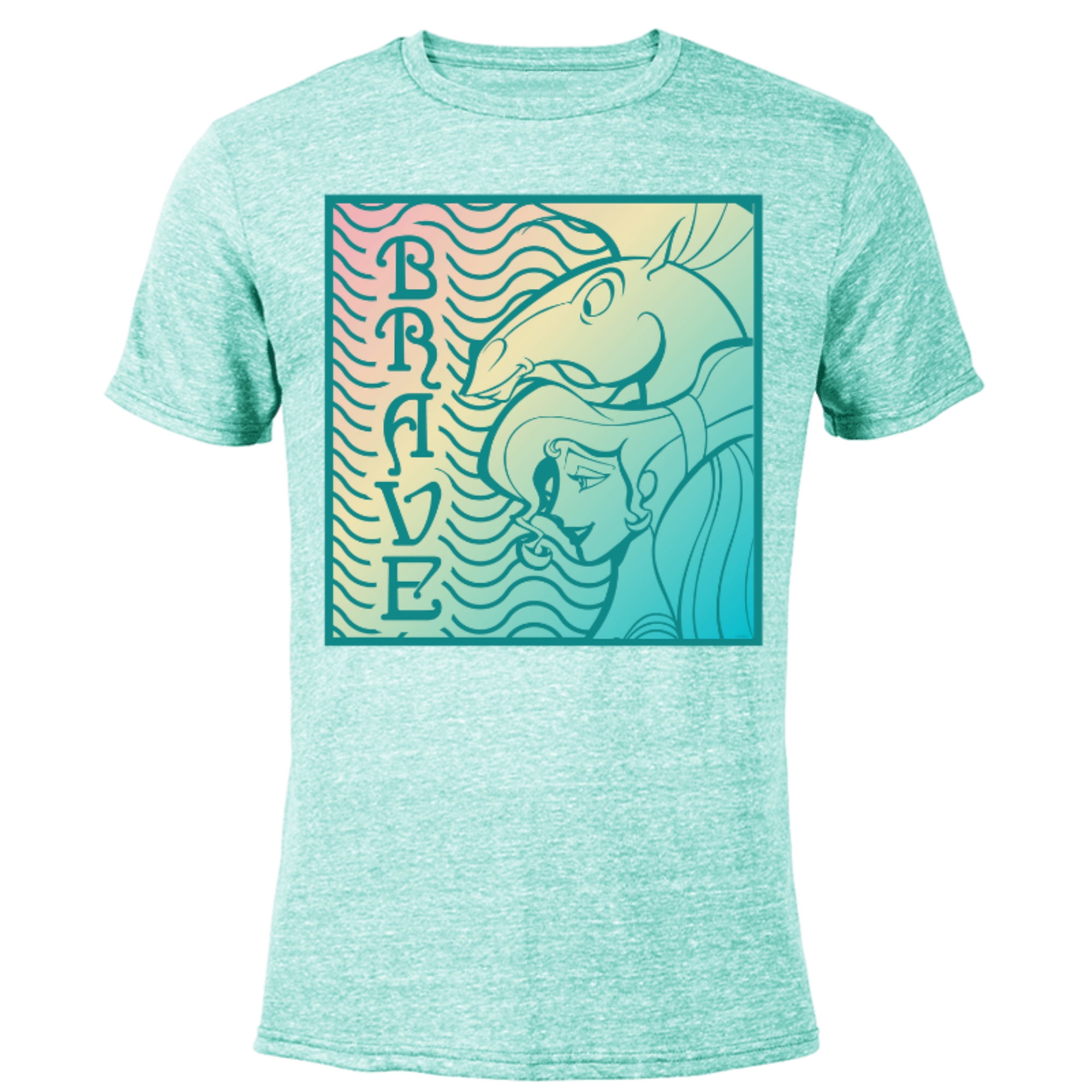 Disney Hercules Meg Megara Pegasus Brave - Short Sleeve Blended T-Shirt ...