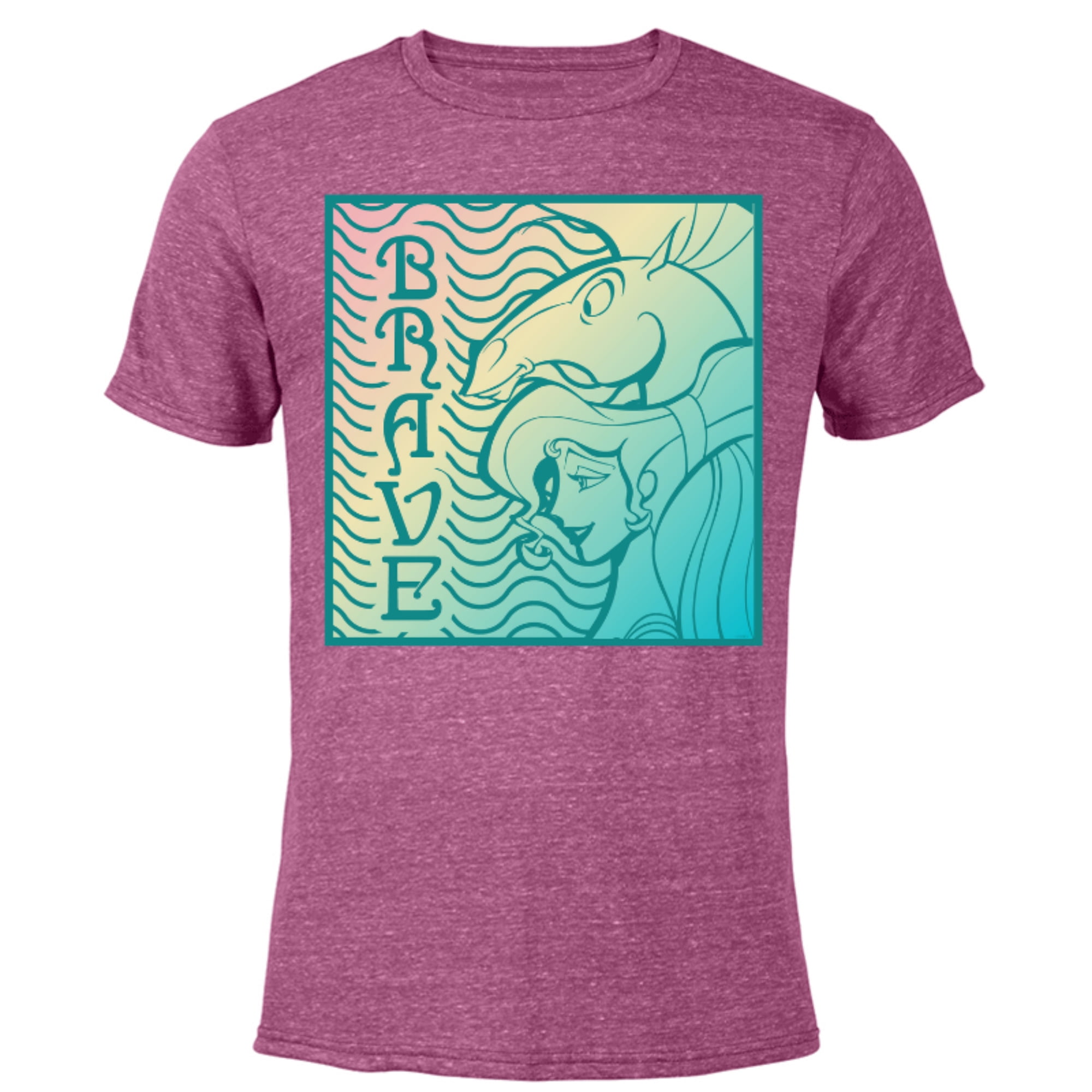 Disney Hercules Meg Megara Pegasus Brave - Short Sleeve Blended T-Shirt ...