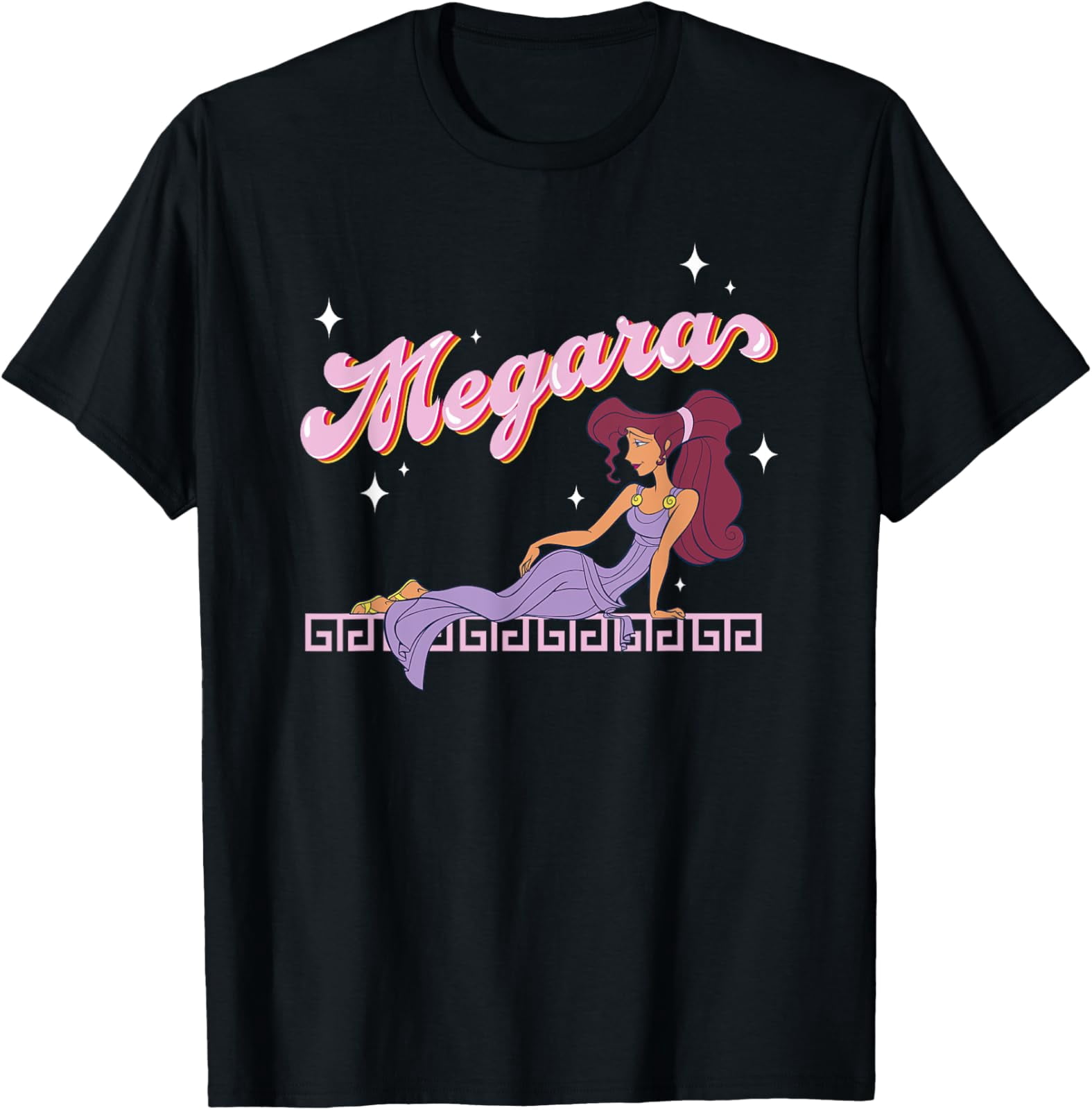 Disney Hercules Megara Posing On A Starry Night Portrait T-Shirt ...