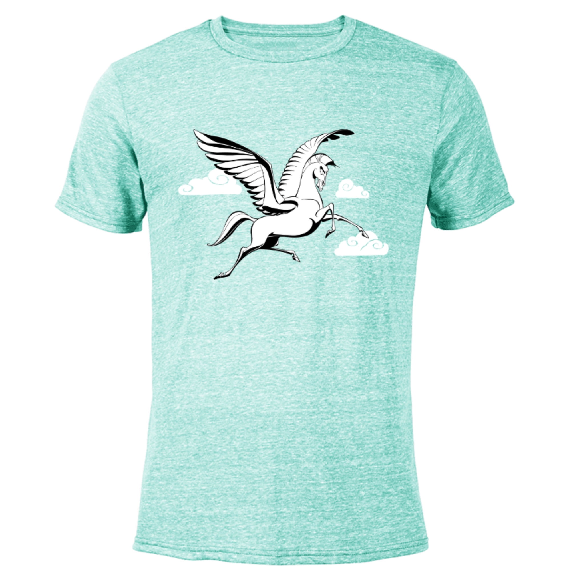 Disney Hercules Pegasus Winged Horse - Short Sleeve Blended T-Shirt for ...