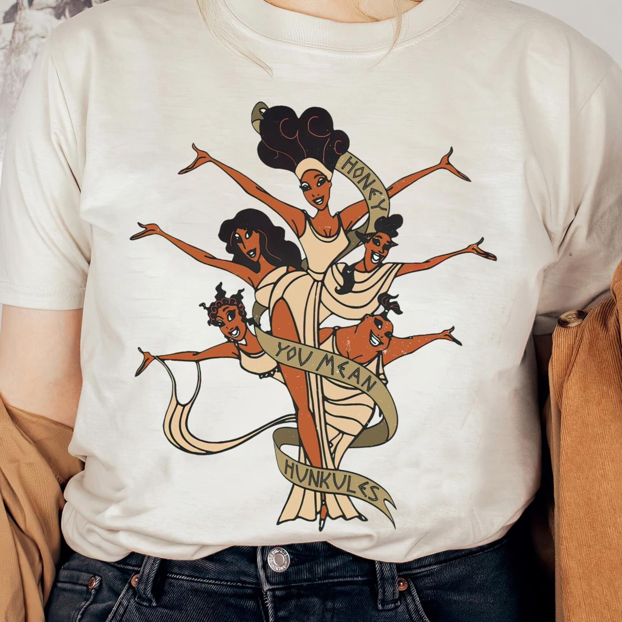 Disney Hercules Retro 90S The Muses Shirt Honey You Mean Hunkules T ...