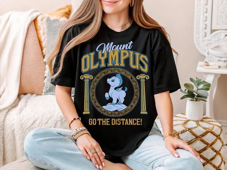 Disney Hercules Retro Classic Greek Hero Training Mythological Muscle T ...