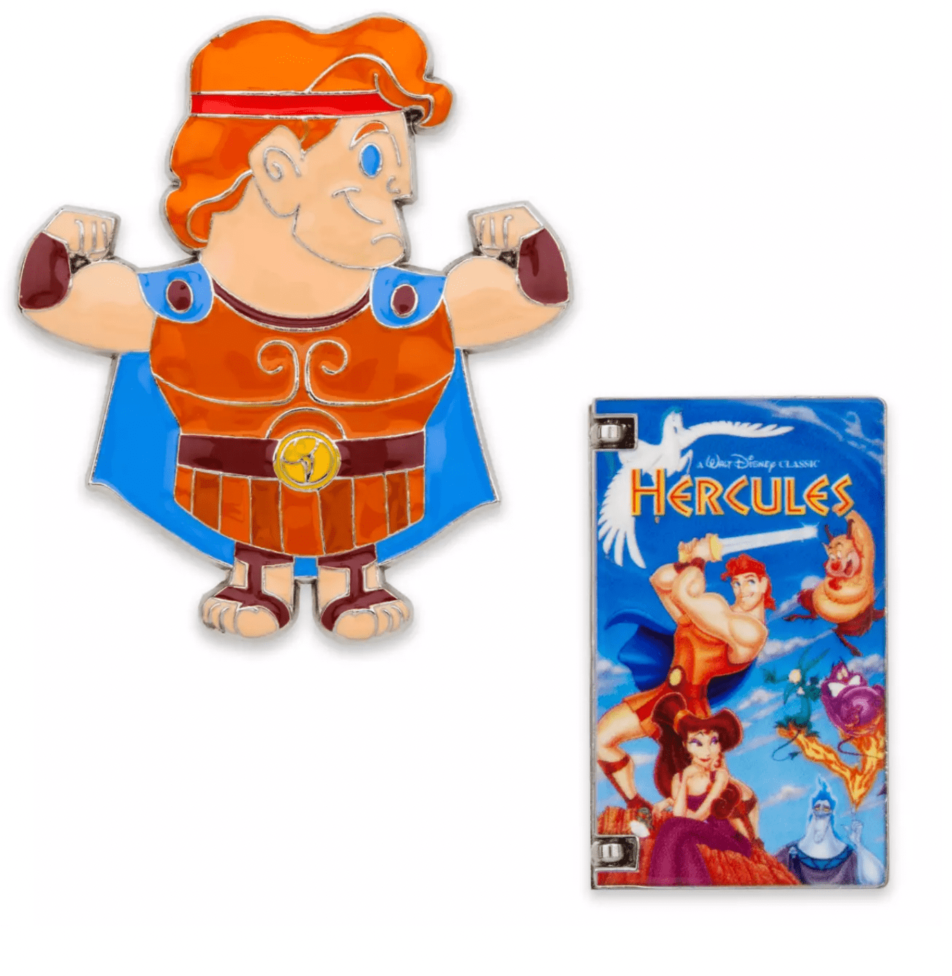 Disney Hercules VHS Pin Set Limited Release New - Walmart.com