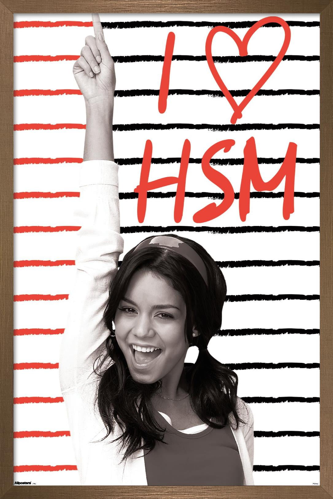 Disney High School Musical (2006) - I Heart HSM: Gabriella Wall Poster ...
