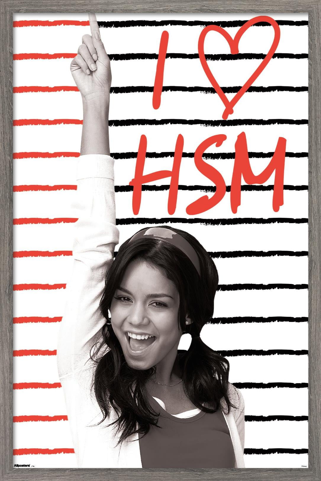 Disney High School Musical (2006) - I Heart HSM: Gabriella Wall Poster ...