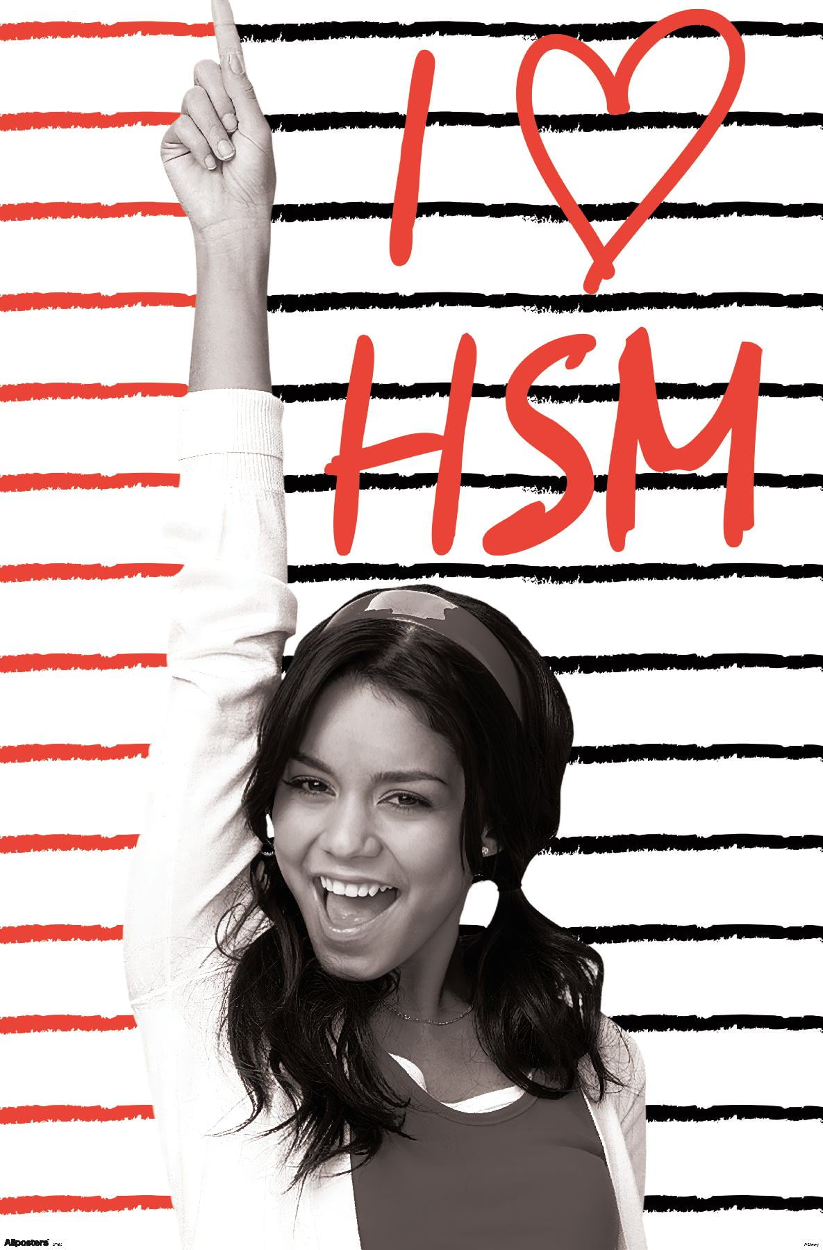 Disney High School Musical (2006) - I Heart HSM: Gabriella Wall Poster ...