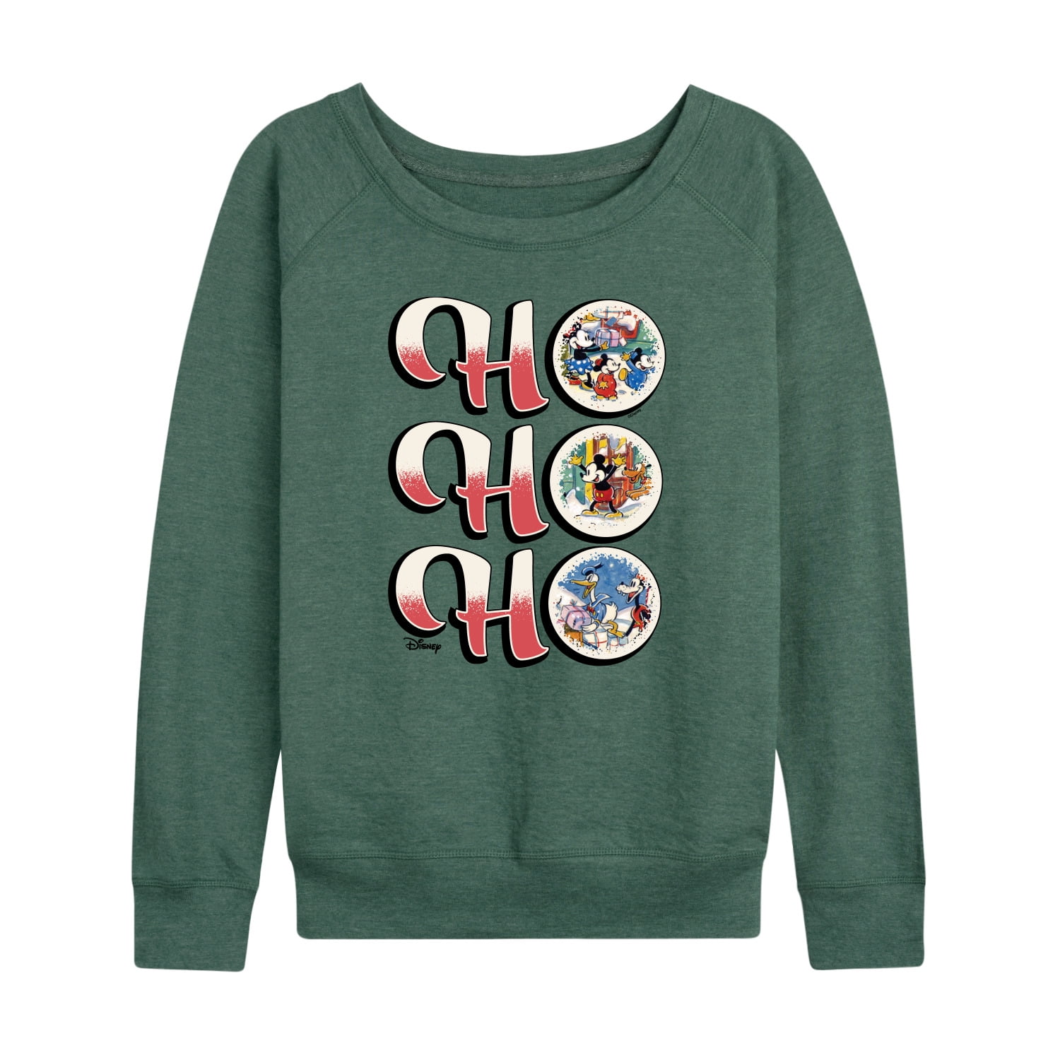 Disney - Ho Ho Ho - Women's Lightweight French Terry Long Sleeve Shirt ...