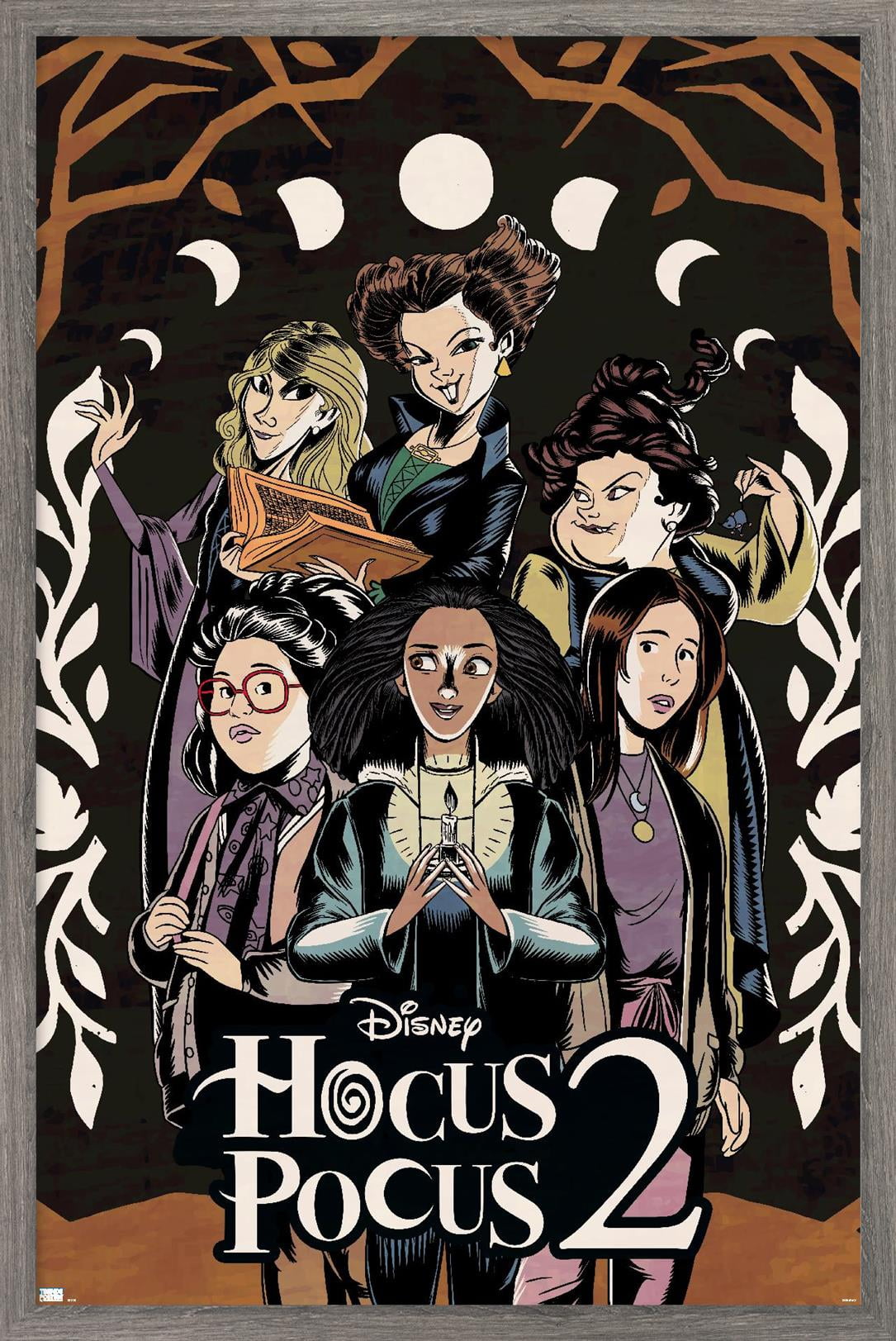 Disney Hocus Pocus 2 - Group Wall Poster, 14.725" x 22.375" Framed ...