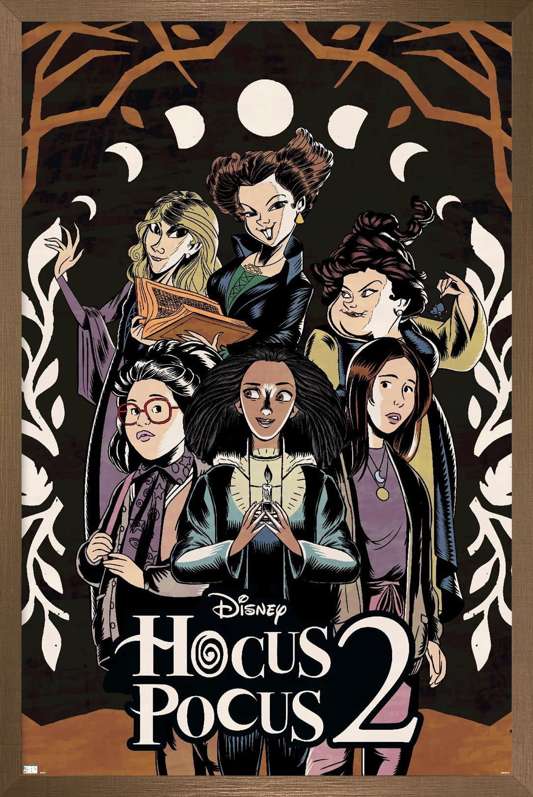 Disney Hocus Pocus 2 - Group Wall Poster, 14.725" x 22.375" Framed ...