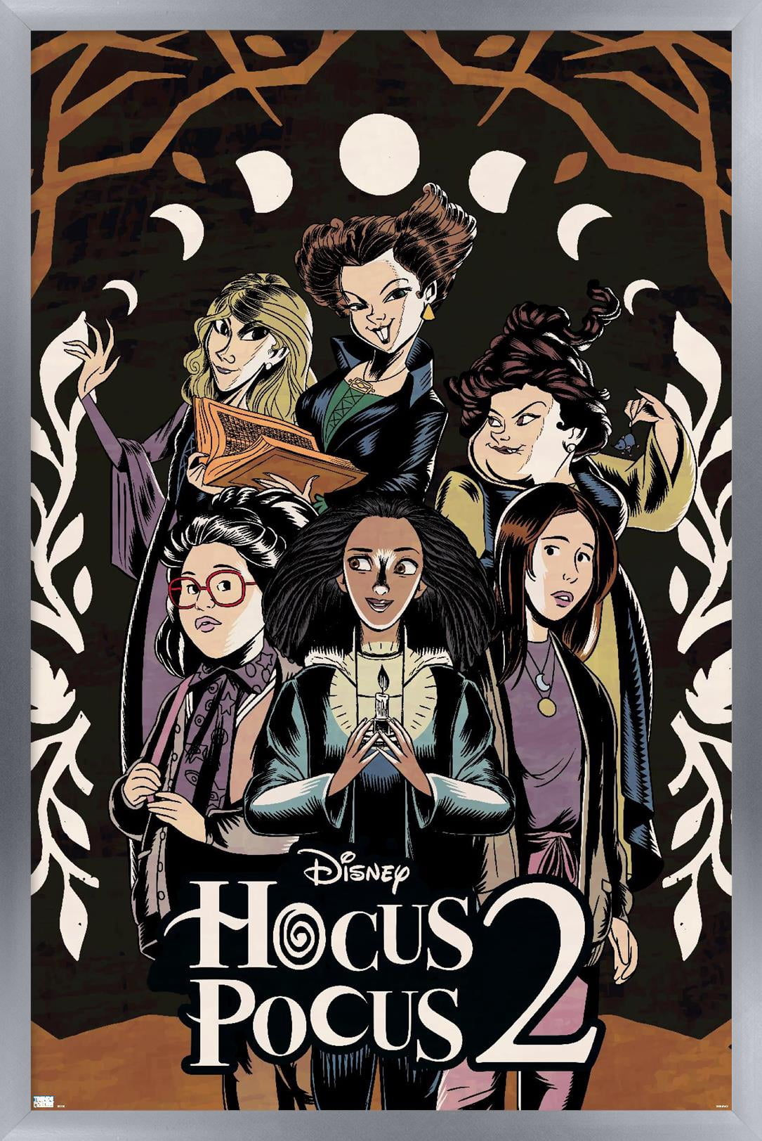 Disney Hocus Pocus 2 - Group Wall Poster, 22.375" x 34" Framed ...