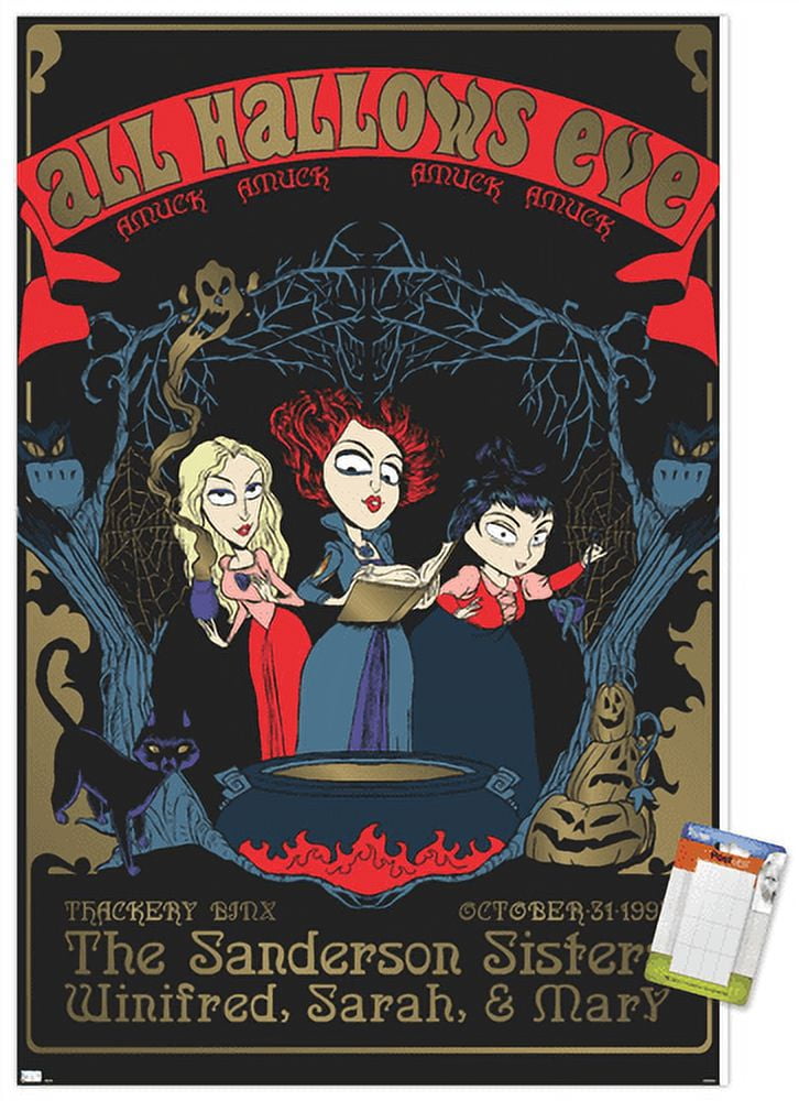 Disney Hocus Pocus - All Hallows Eve Wall Poster, 14.725" x 22.375 ...