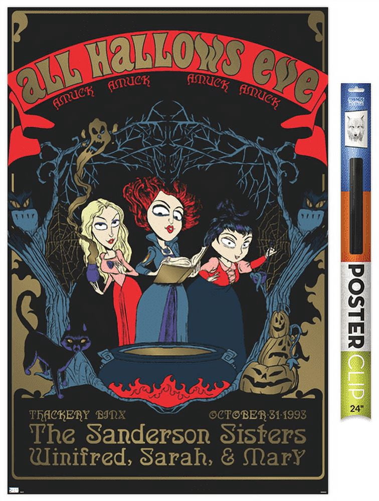Disney Hocus Pocus - All Hallows Eve Wall Poster, 22.375" x 34 ...