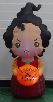 Disney Hocus Pocus Mary Airblown Inflatable Halloween Yard Decoration ...