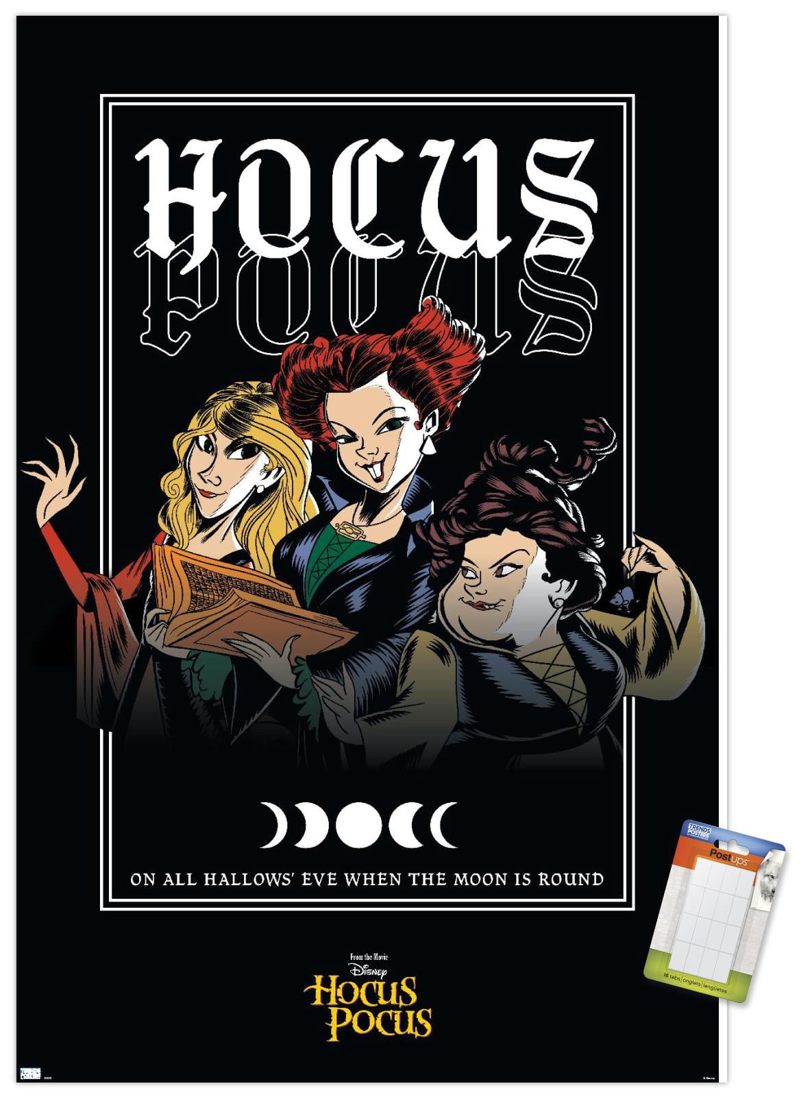 Disney Hocus Pocus - Moon Wall Poster, 22.375" x 34" - Walmart.com