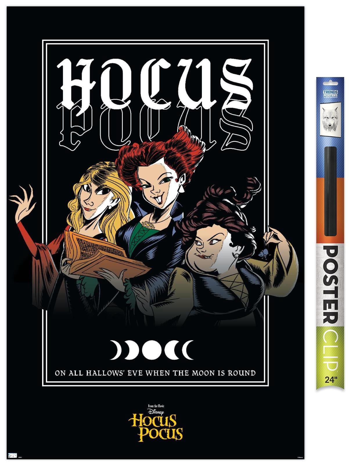 Disney Hocus Pocus - Moon Wall Poster, 22.375" x 34" - Walmart.com