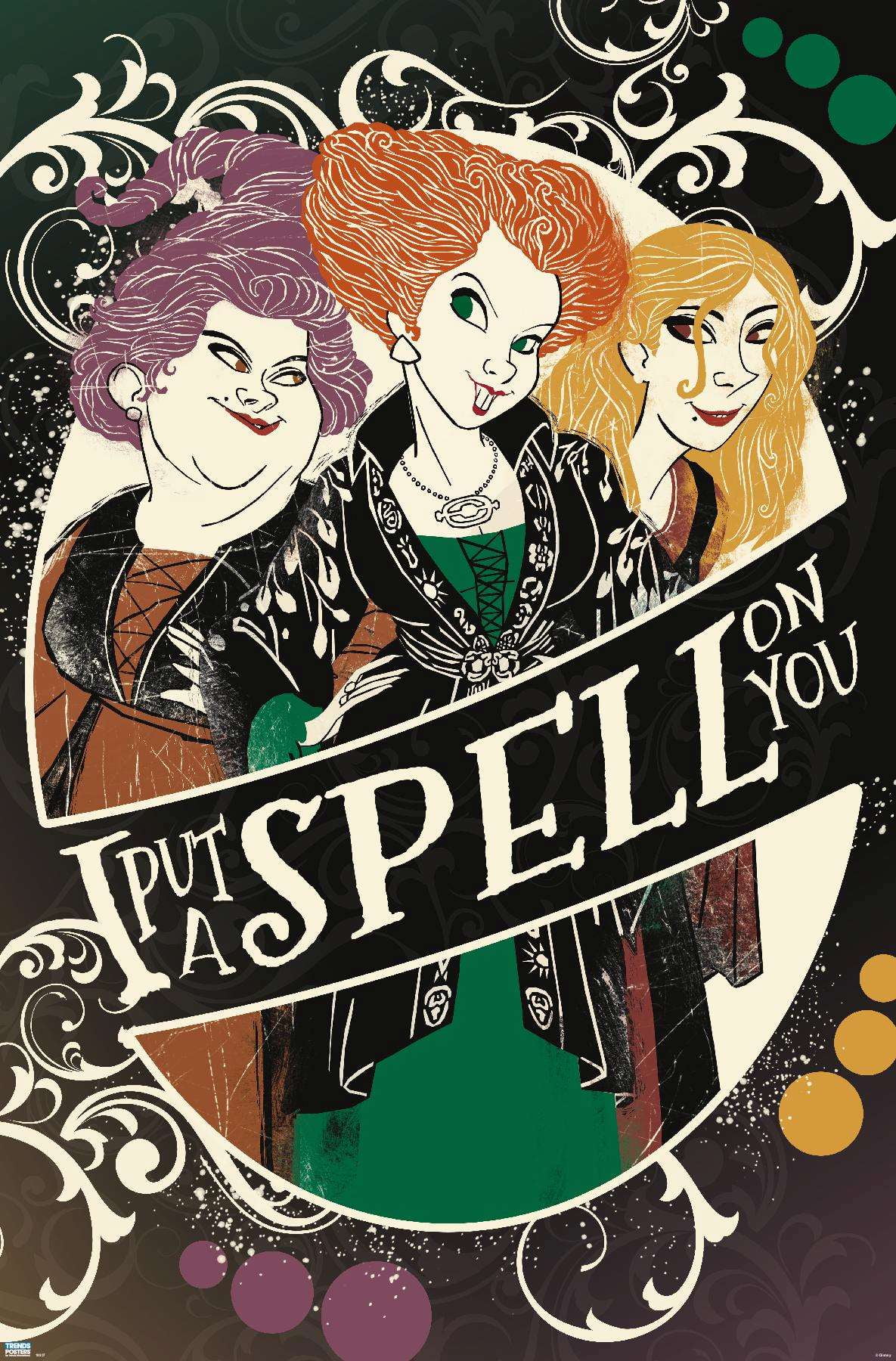 Disney Hocus Pocus - Spell on You Wall Poster, 22.375" x 34" - Walmart.com