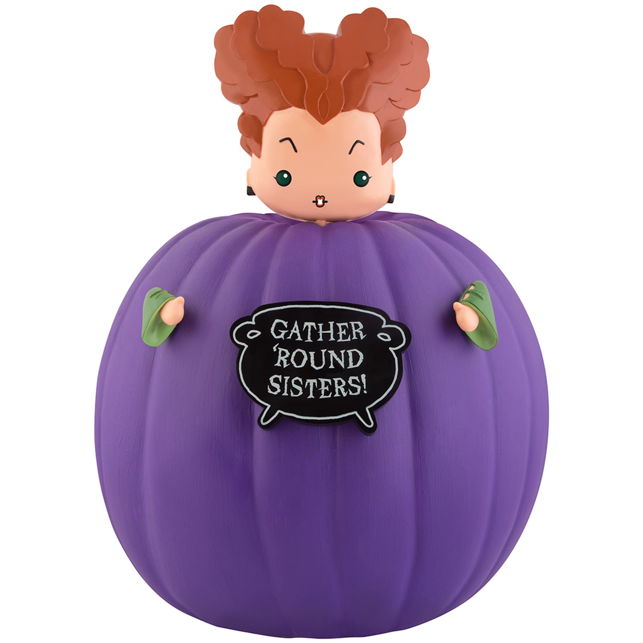 Disney Hocus Pocus Winifred Sanderson Halloween Pumpkin Push In with Paint - Walmart.com