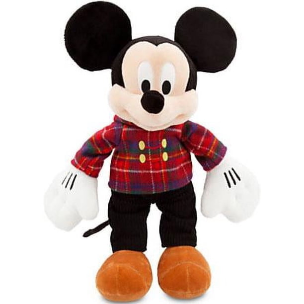 Disney Holiday Mickey Mouse Plush [Plaid Jacket] - Walmart Business ...