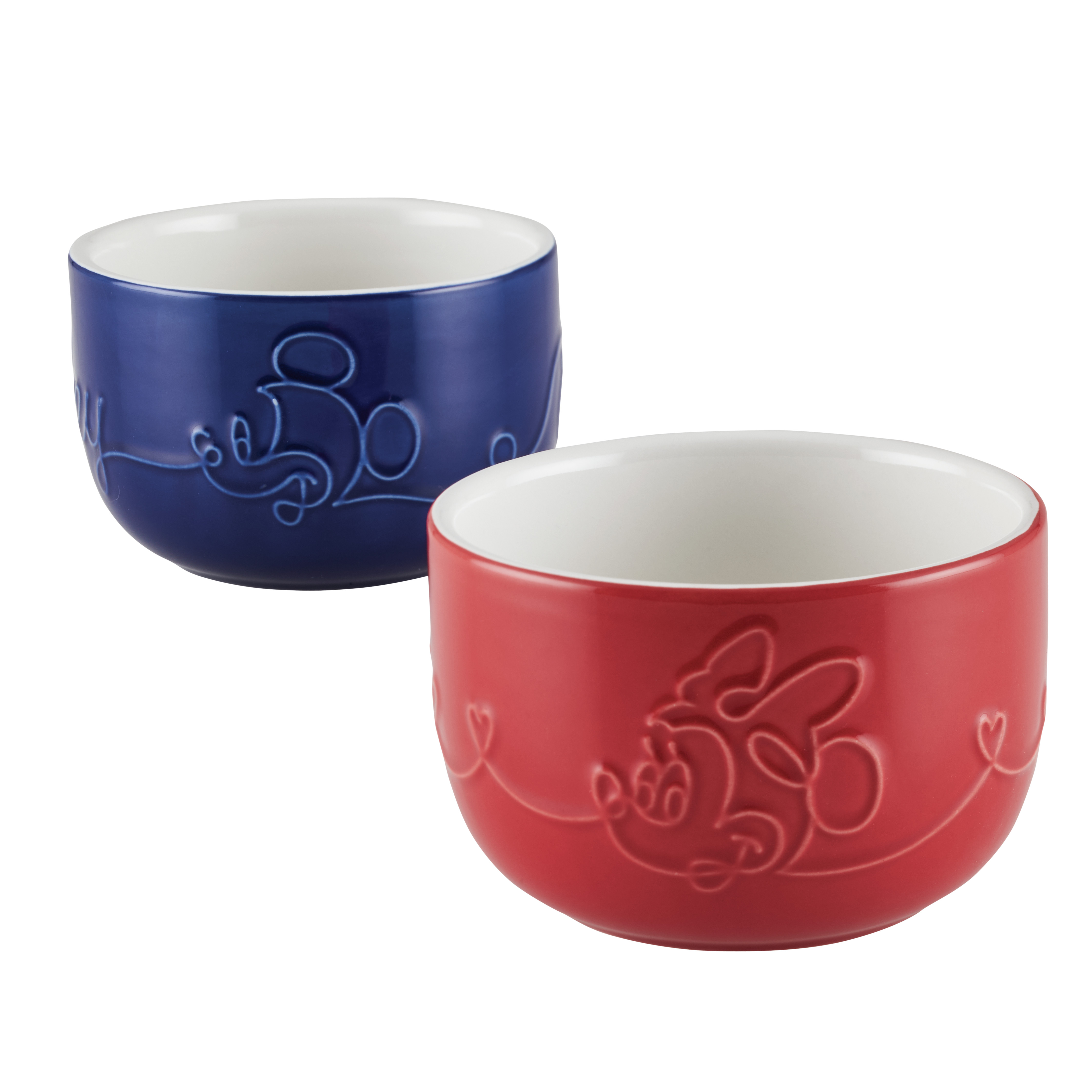 Disney Home Bon Voyage 2 Piece Ceramic Ramekin Set - Walmart.com