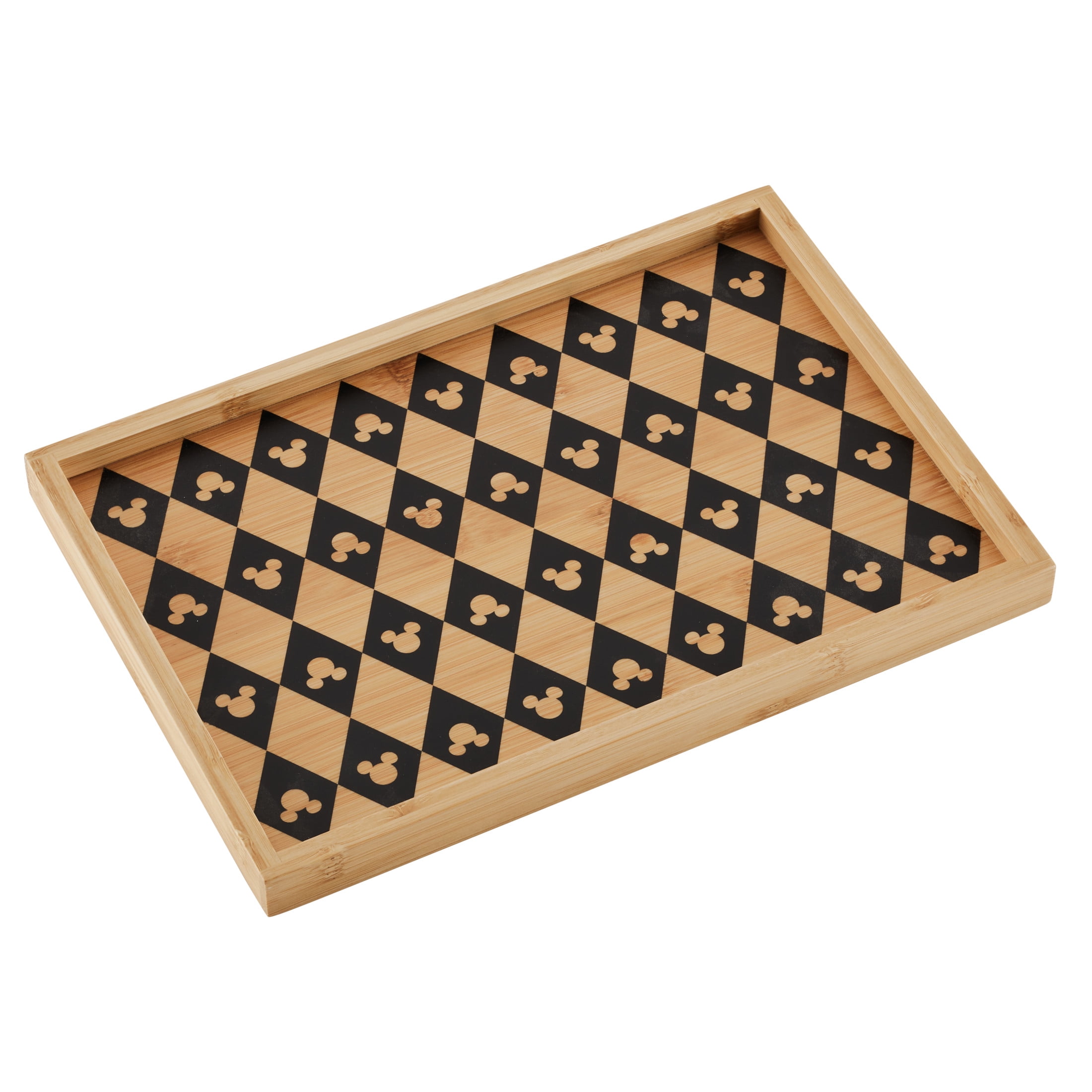 Disney Home Monochrome Small Serving Tray - Bamboo Snack Platter ...