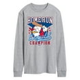 Disney - Home Run Donald - Men's Long Sleeve Graphic T-Shirt - Walmart.com