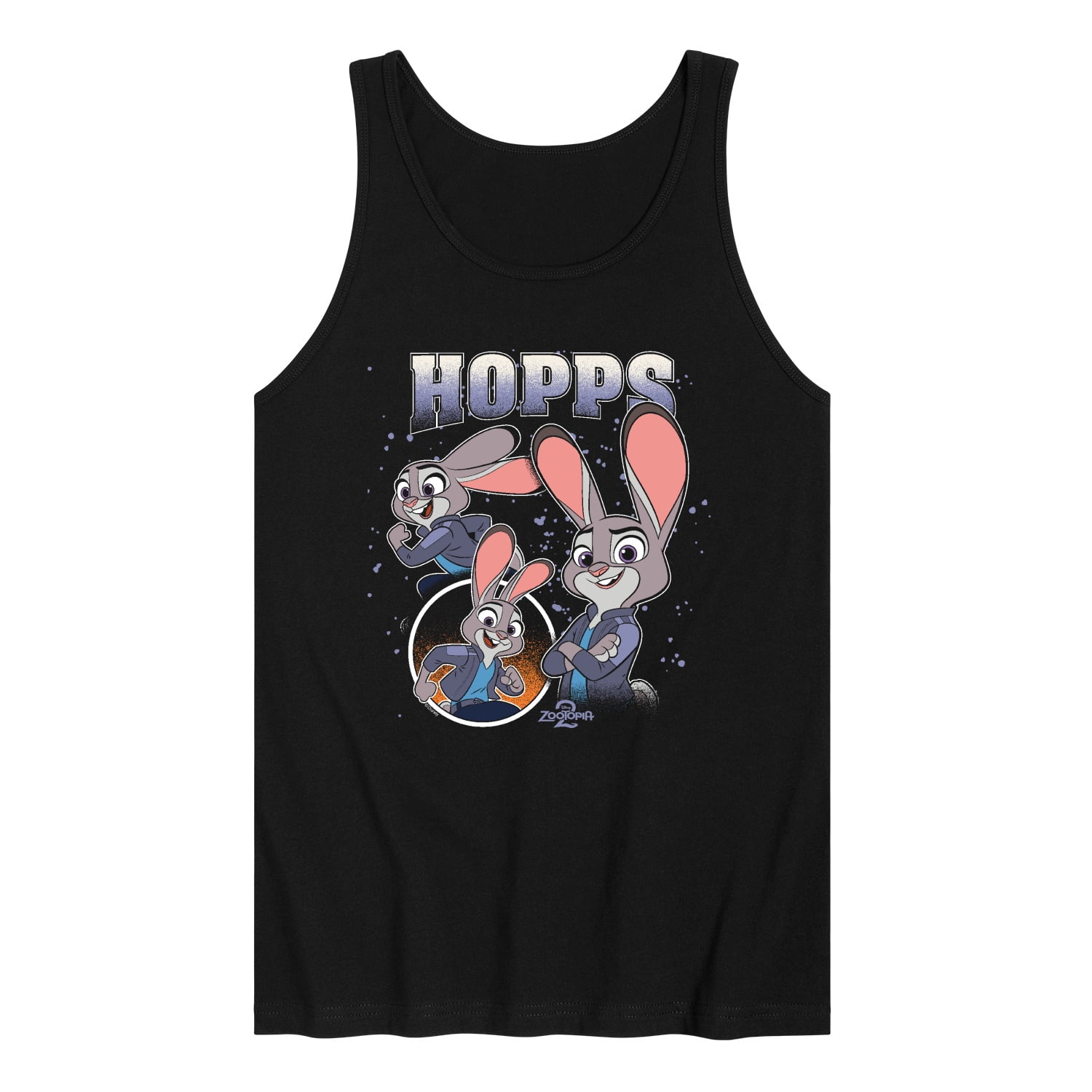 Disney - Hopps Bootleg - Men's Sleeveless Graphic Tank - Walmart.com