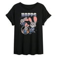 Disney - Hopps Bootleg - Women's Oversized Graphic T-Shirt - Walmart.com