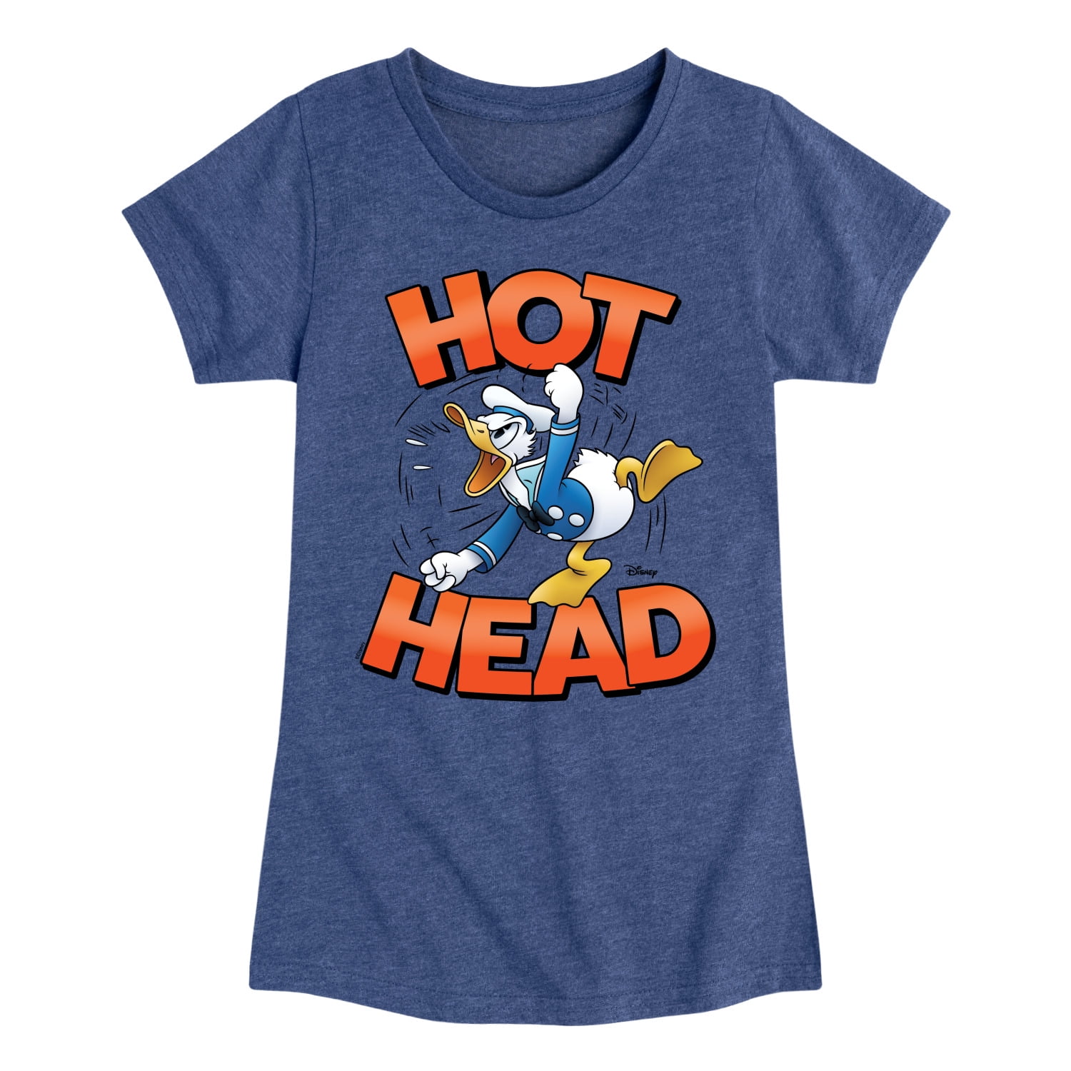 Disney - Hot Head Donald Duck - Toddler & Youth Girls Short Sleeve ...