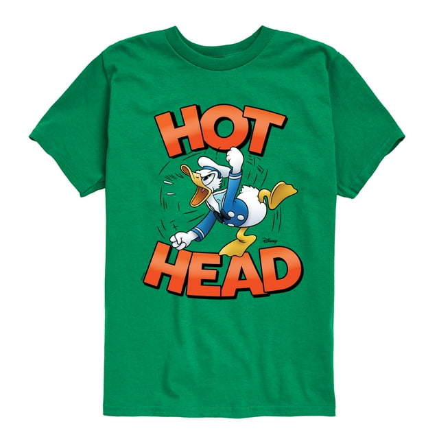 Disney - Hot Head Donald Duck - Toddler & Youth Short Sleeve Graphic T ...