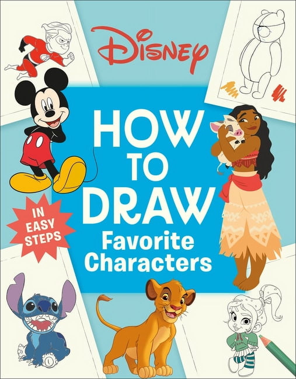 Disney How to Draw Favorite Characters, (Paperback) - Walmart.com