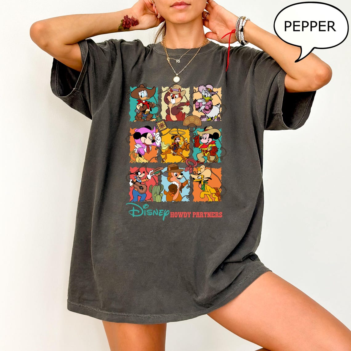Disney Howdy Partners Shirt, Western Disney Shirt, Mickey And Friends T ...