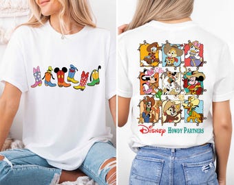 Disney Howdy Shirt, Mickey Friends Cowboy, Disney Western Shirt ...