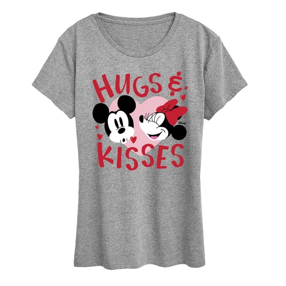 Disney - Hugs and Kisses - Women's Short Sleeve Graphic T-Shirt ...
