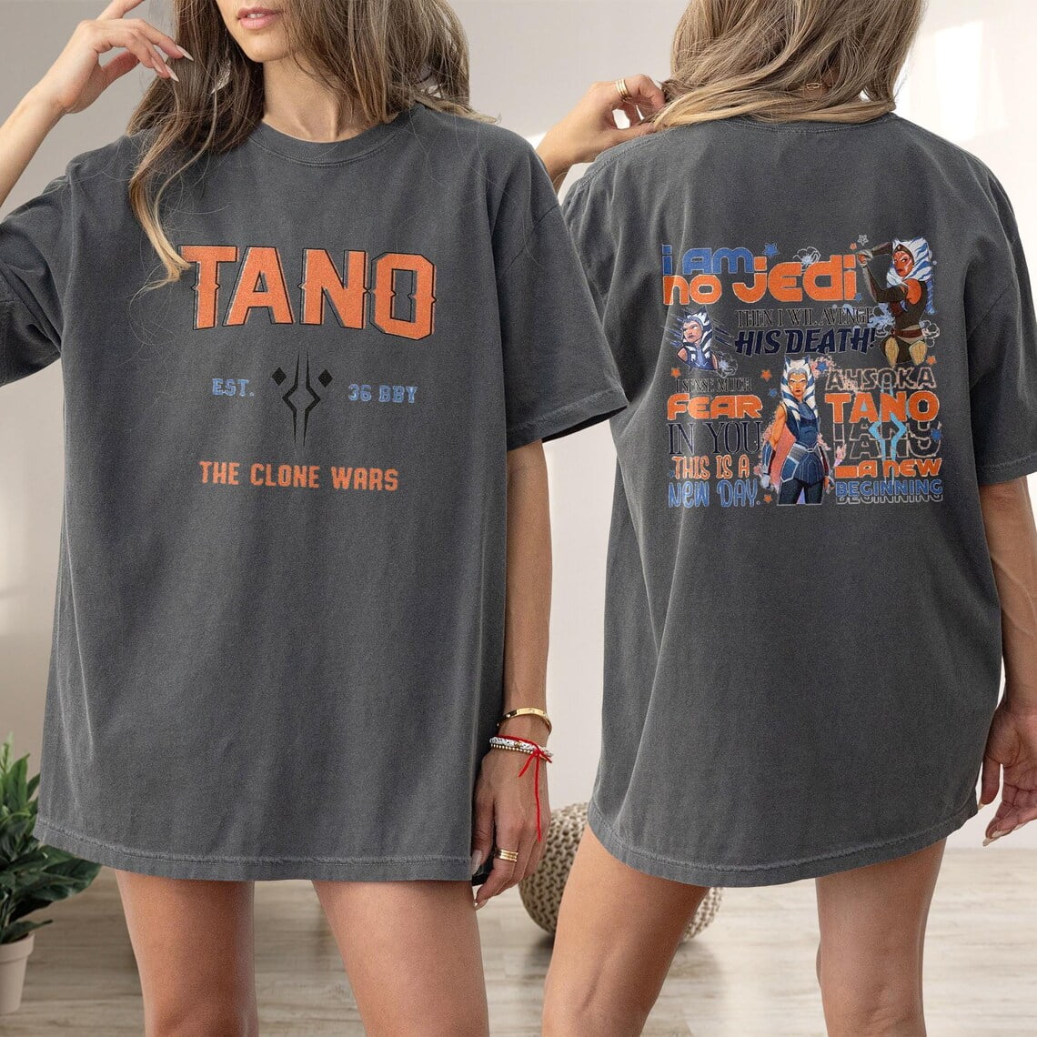 Disney I Am No Jedi Shirt, Tano EST. 36.BBY Shirt, The Clone Wars Shirt ...