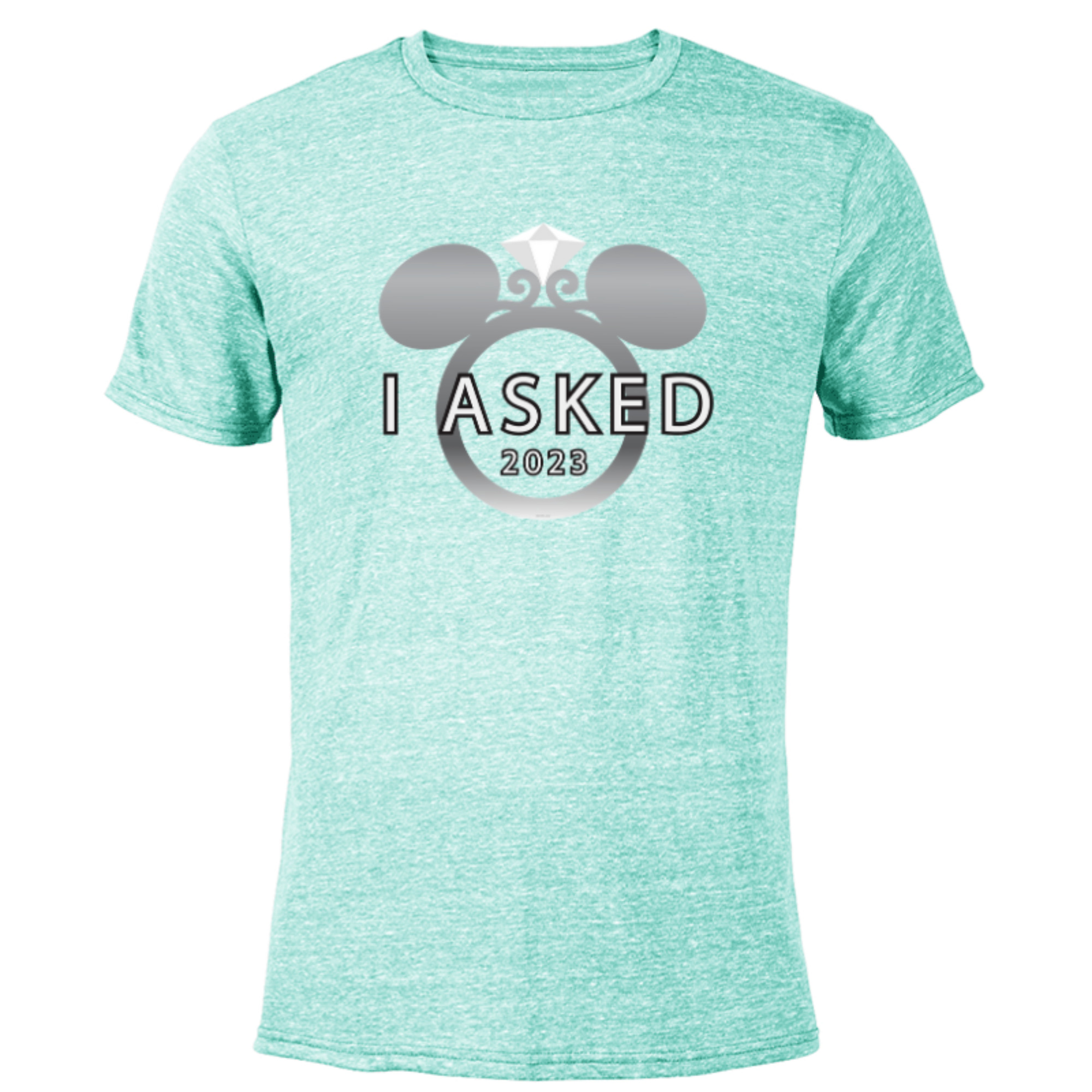 Disney I Asked 2023 Engagement Ring Proposal Mickey - Short Sleeve ...