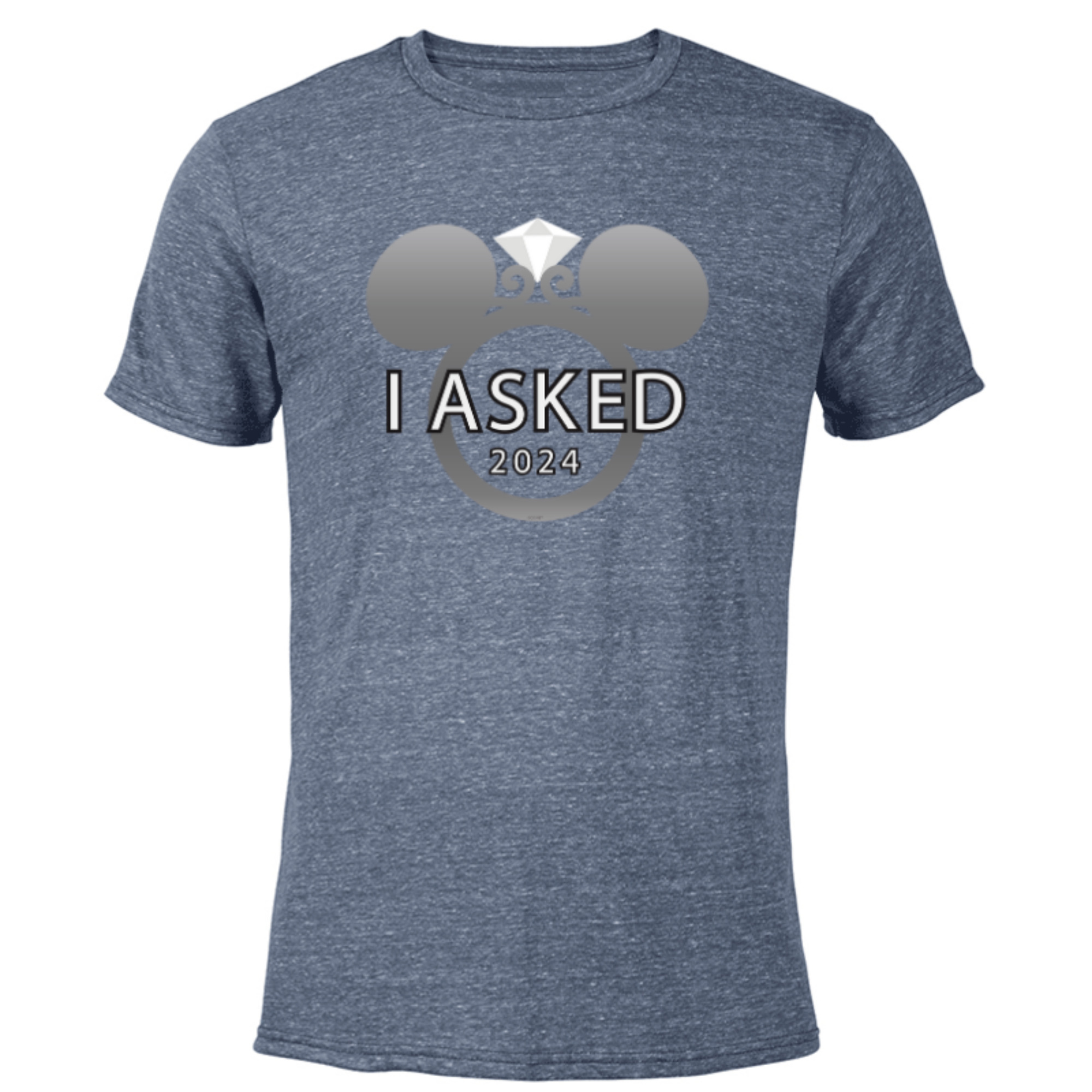 Disney I Asked 2024 Engagement Ring Proposal Mickey- Short Sleeve ...