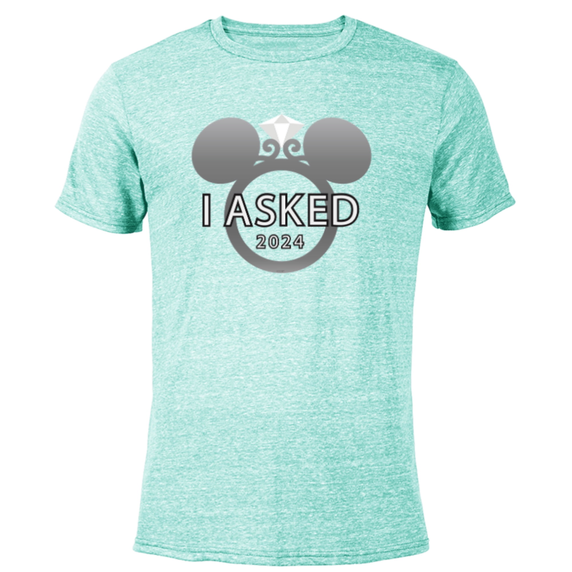 Disney I Asked 2024 Engagement Ring Proposal Mickey- Short Sleeve ...