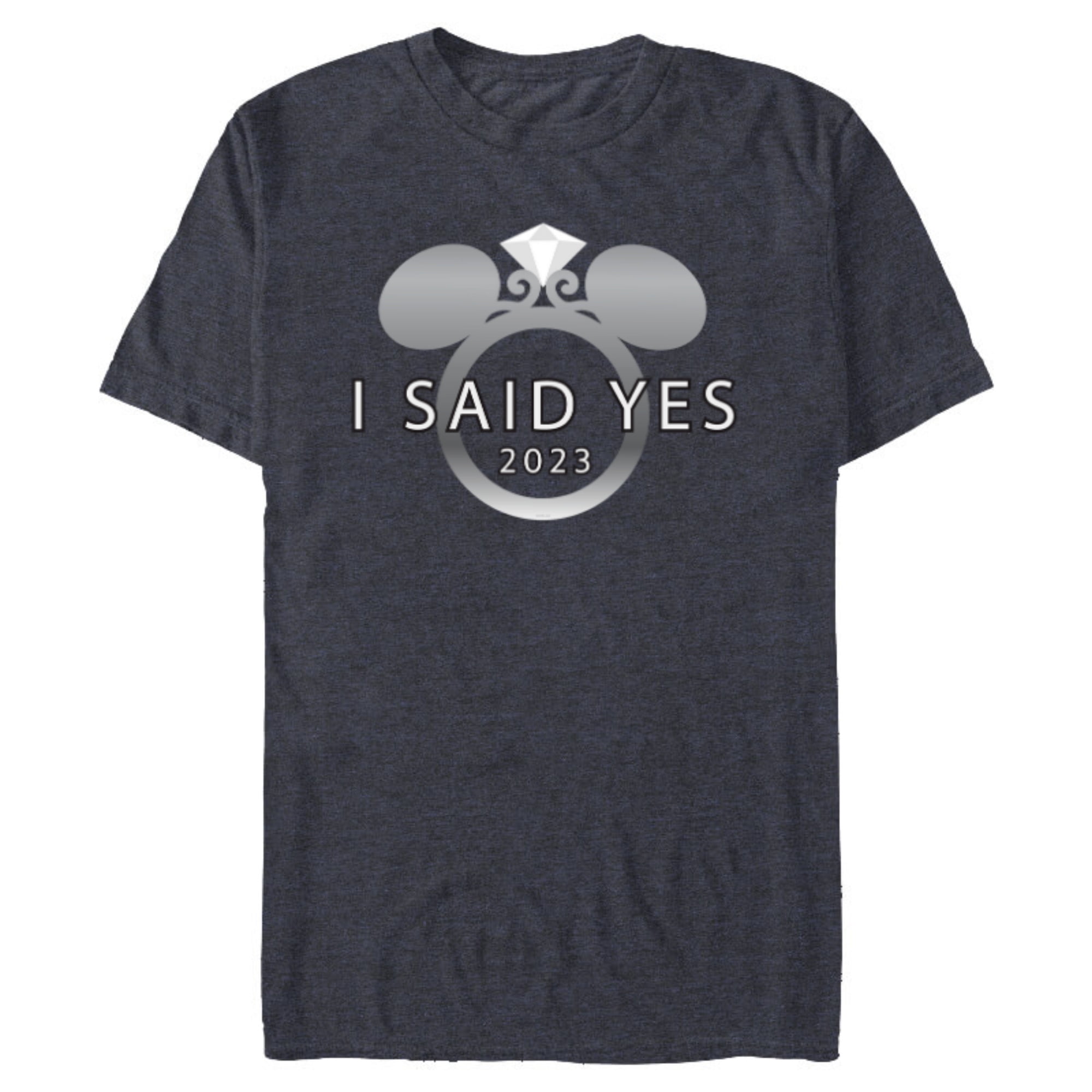 Disney I Said Yes 2023 Engagement Ring Proposal Mickey - Short Sleeve ...