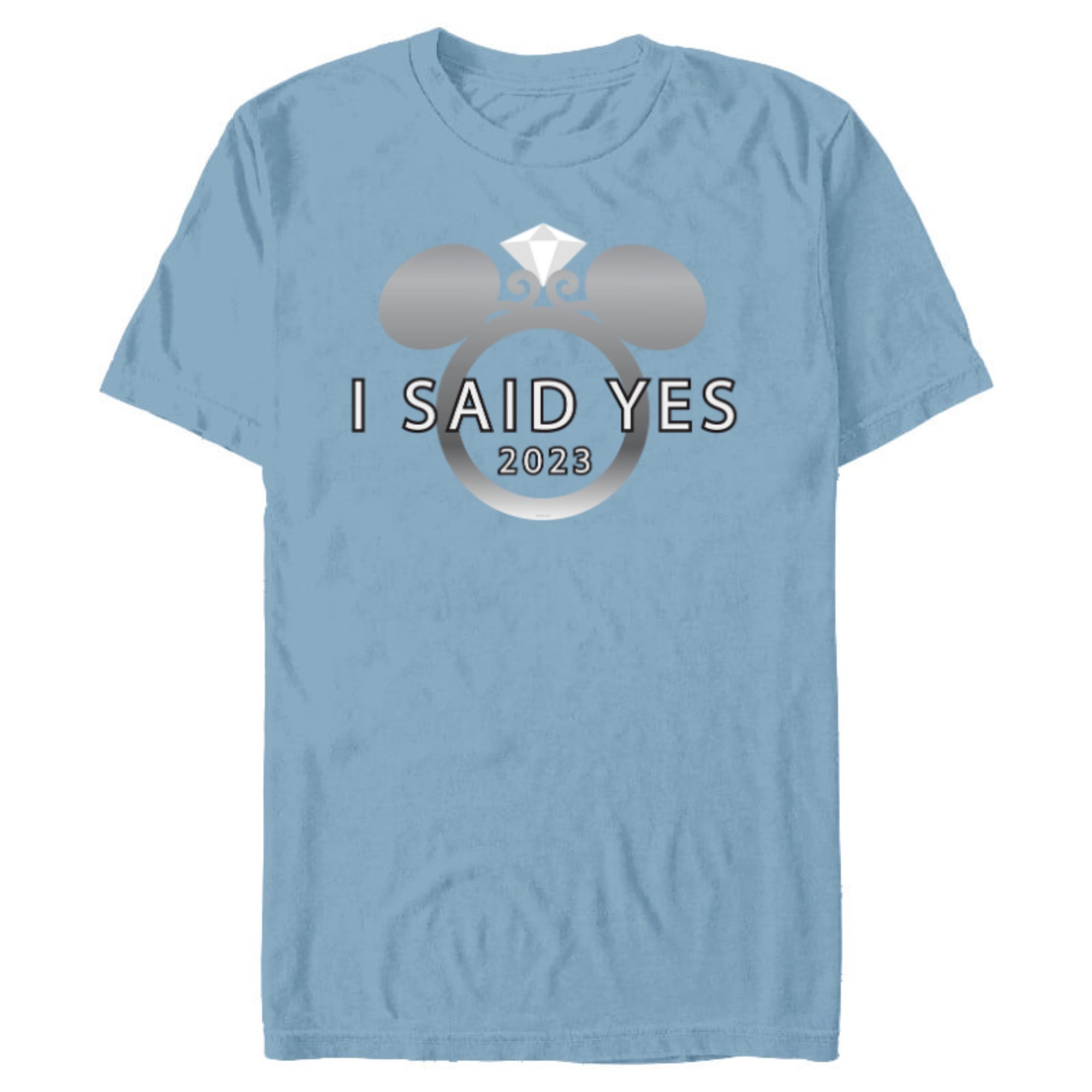 Disney I Said Yes 2023 Engagement Ring Proposal Mickey - Short Sleeve ...