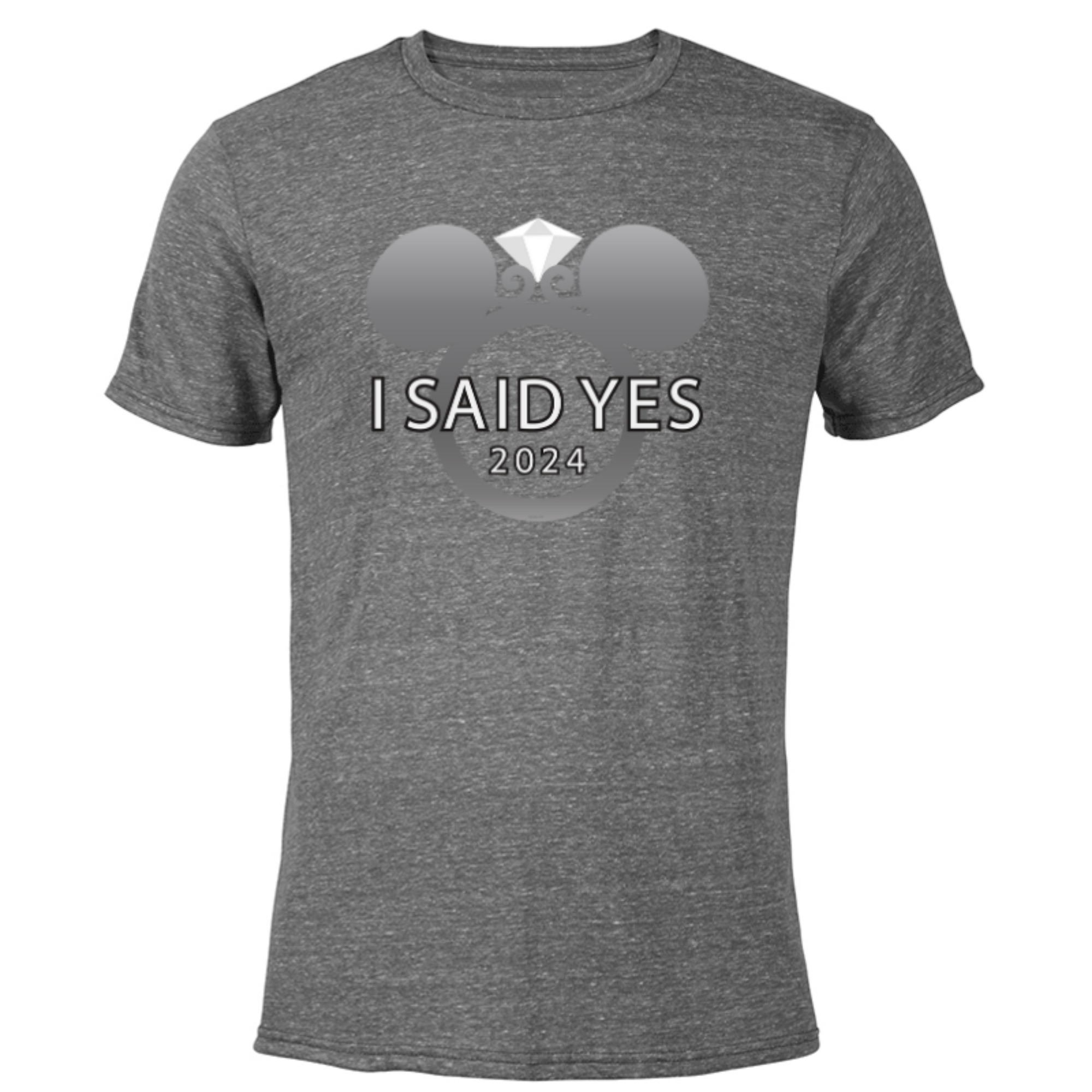 Disney I Said Yes 2024 Engagement Ring Proposal Mickey- Short Sleeve ...