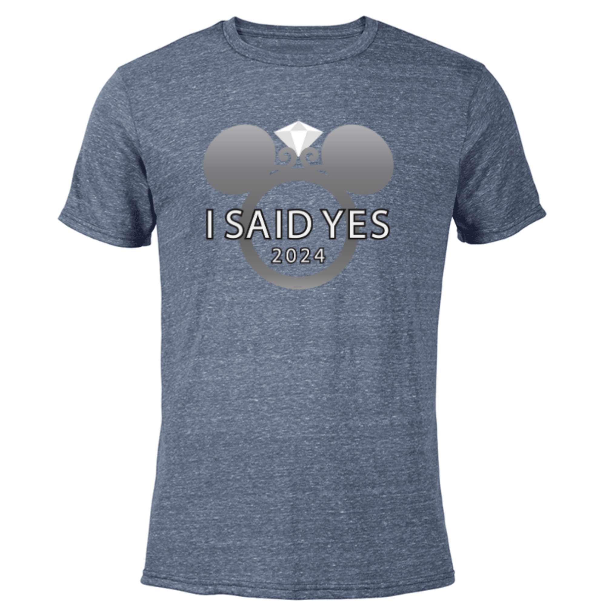 Disney I Said Yes 2024 Engagement Ring Proposal Mickey- Short Sleeve ...