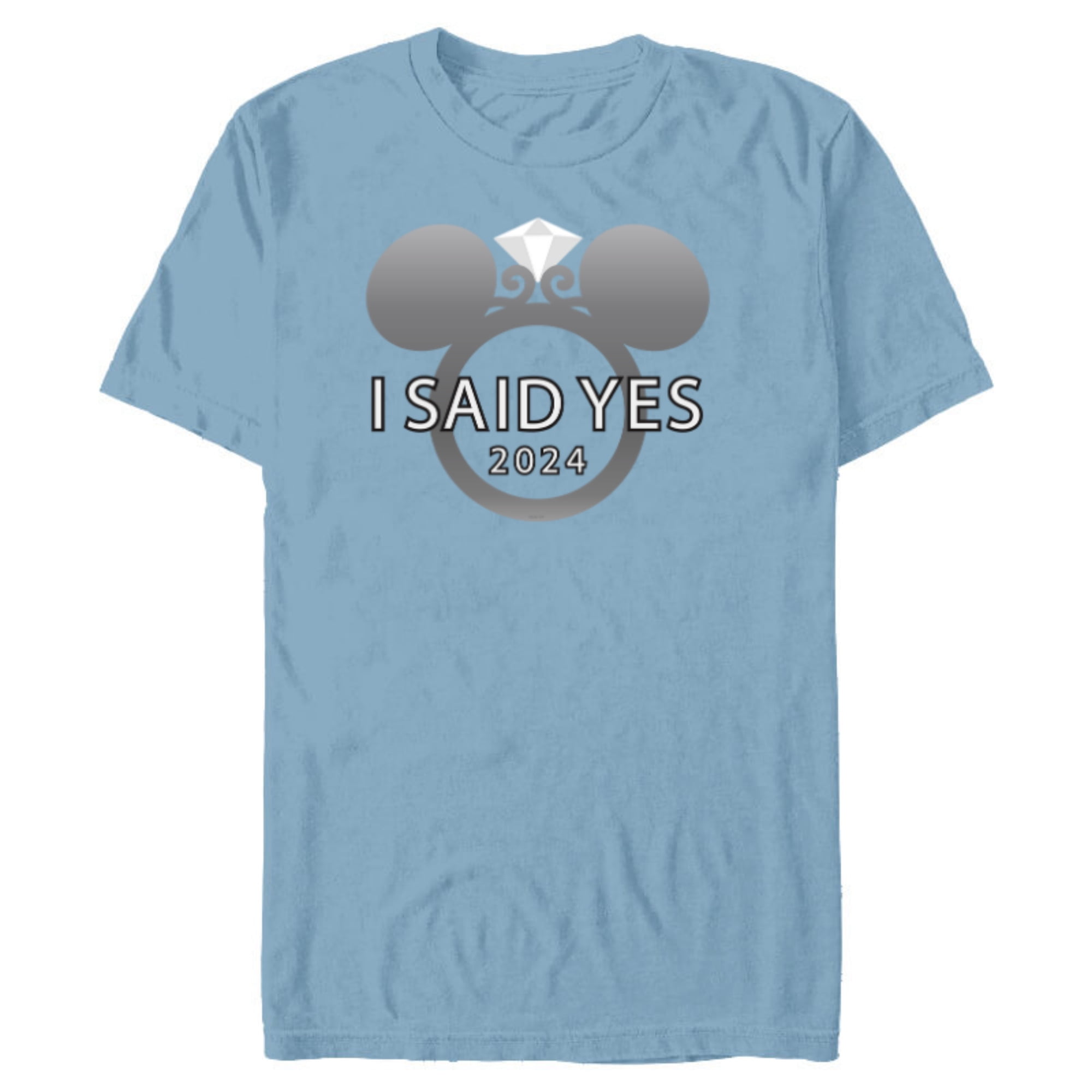 Disney I Said Yes 2024 Engagement Ring Proposal Mickey- Short Sleeve ...