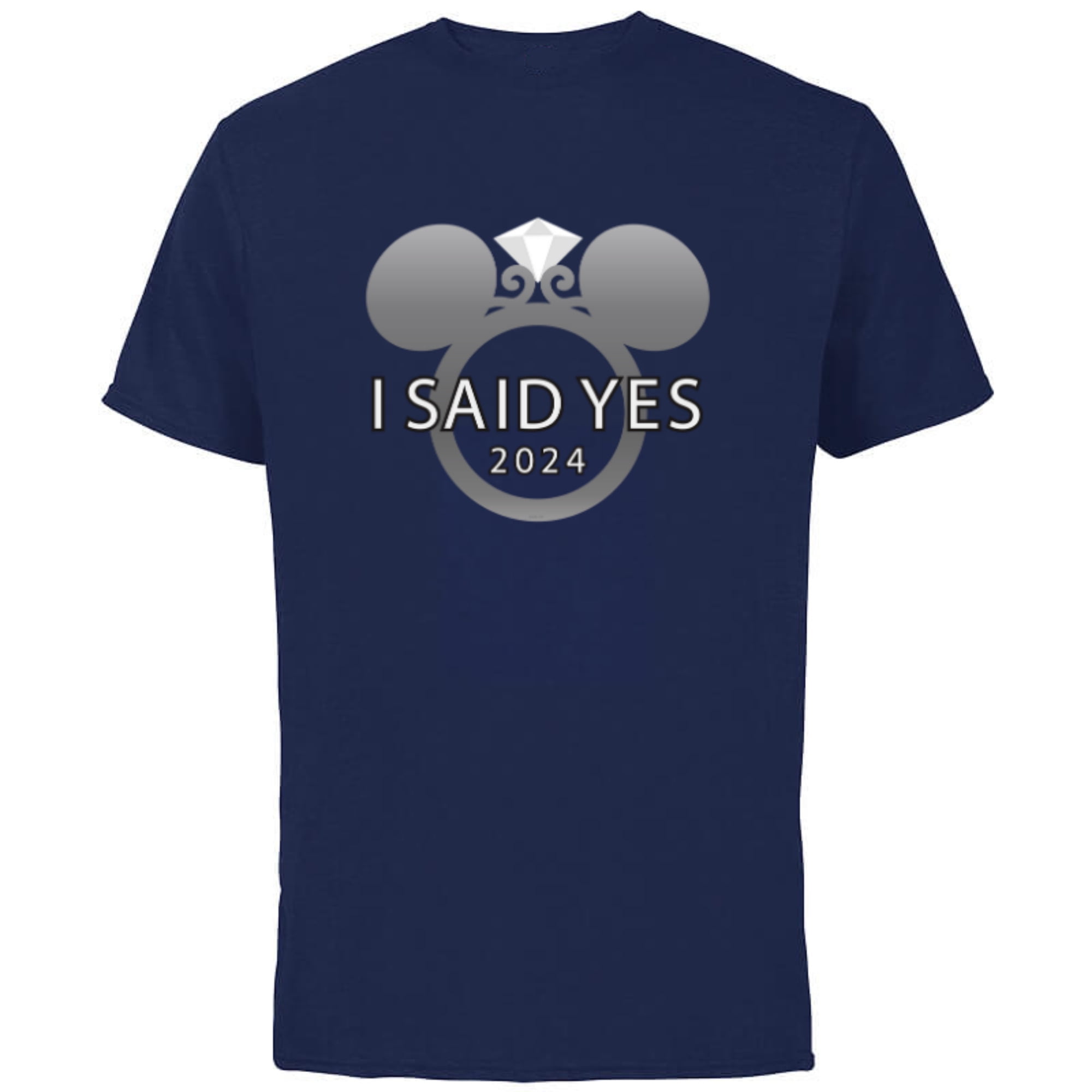 Disney I Said Yes 2024 Engagement Ring Proposal Mickey- Short Sleeve ...