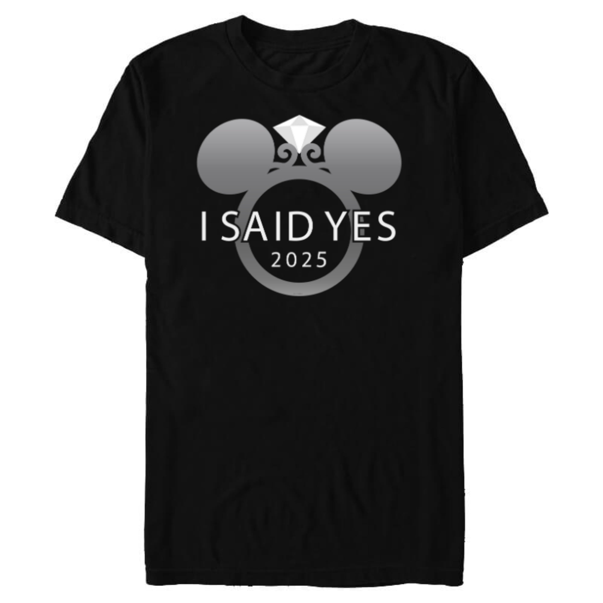 Disney I Said Yes 2025 Engagement Ring Proposal Mickey - Short Sleeve ...