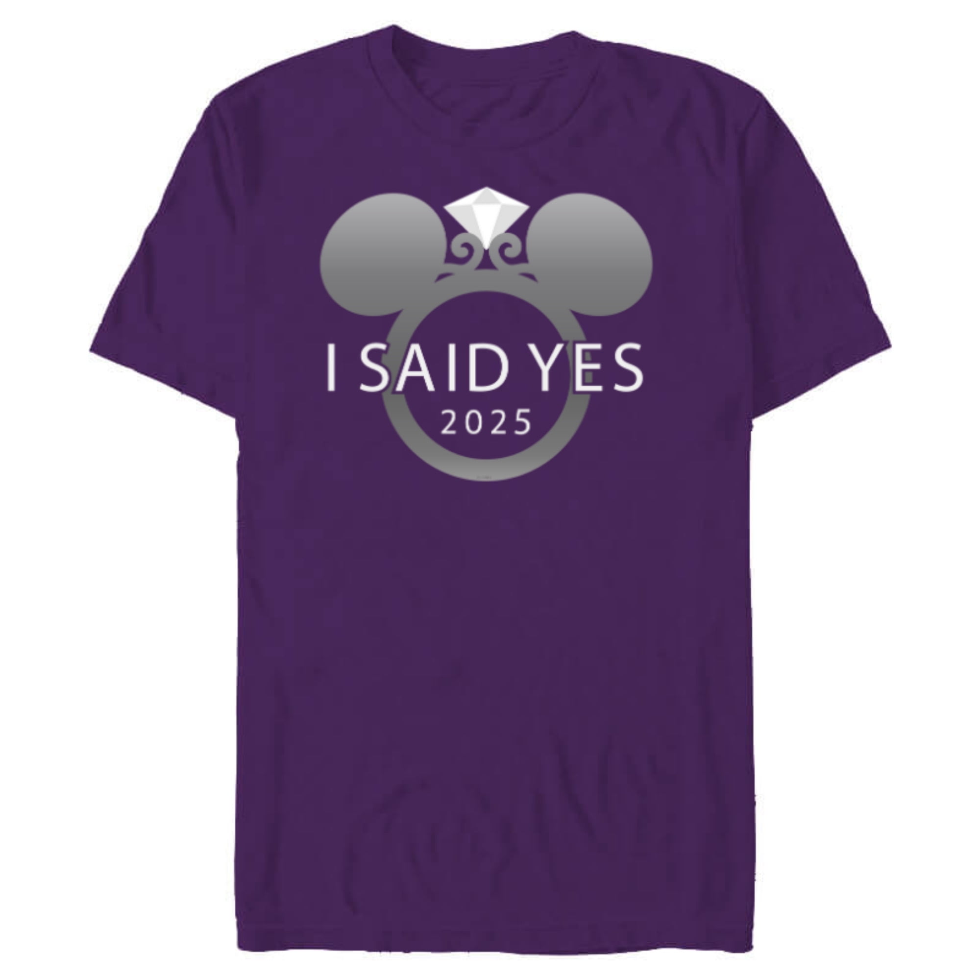 Disney I Said Yes 2025 Engagement Ring Proposal Mickey - Short Sleeve ...