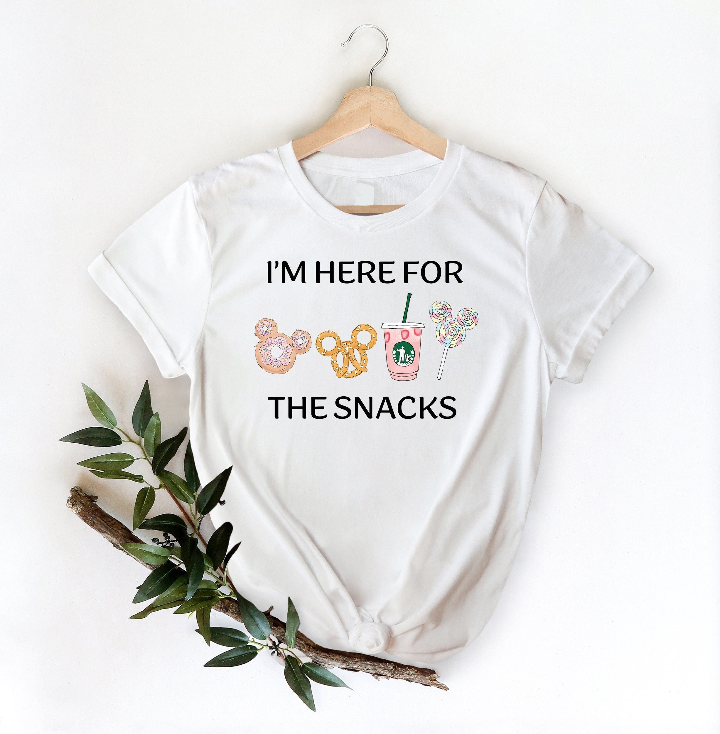 Disney I'm Here For The Snacks Shirt, Disneyland Trip Shirt, Disney ...