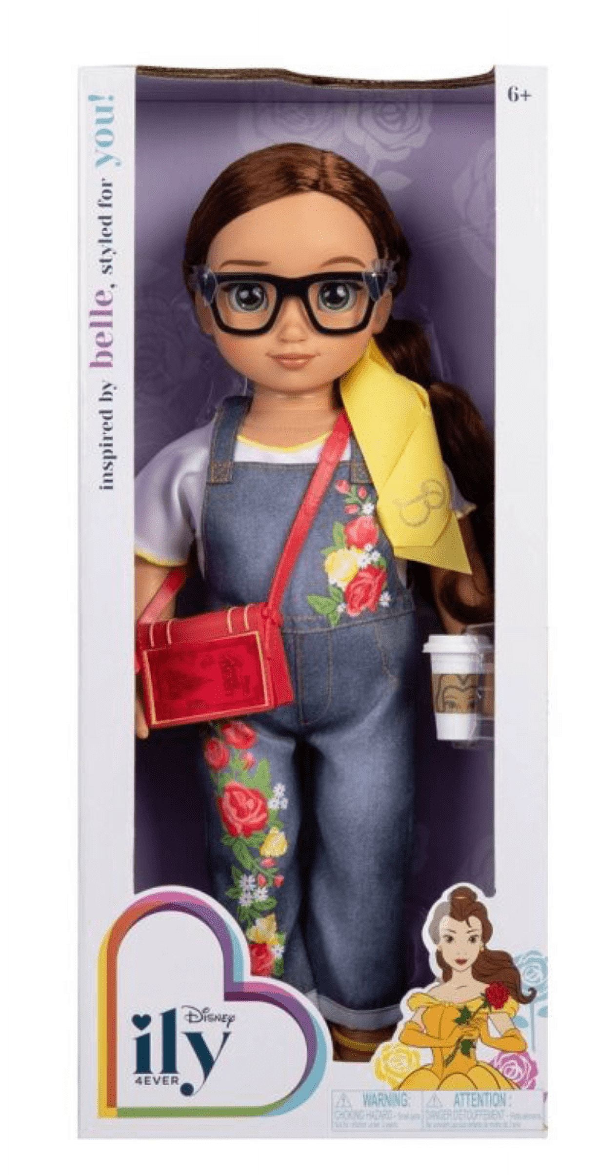 Disney ILY 4EVER Belle Inspired 18" Doll Auburn Hair & Green Eyes ...