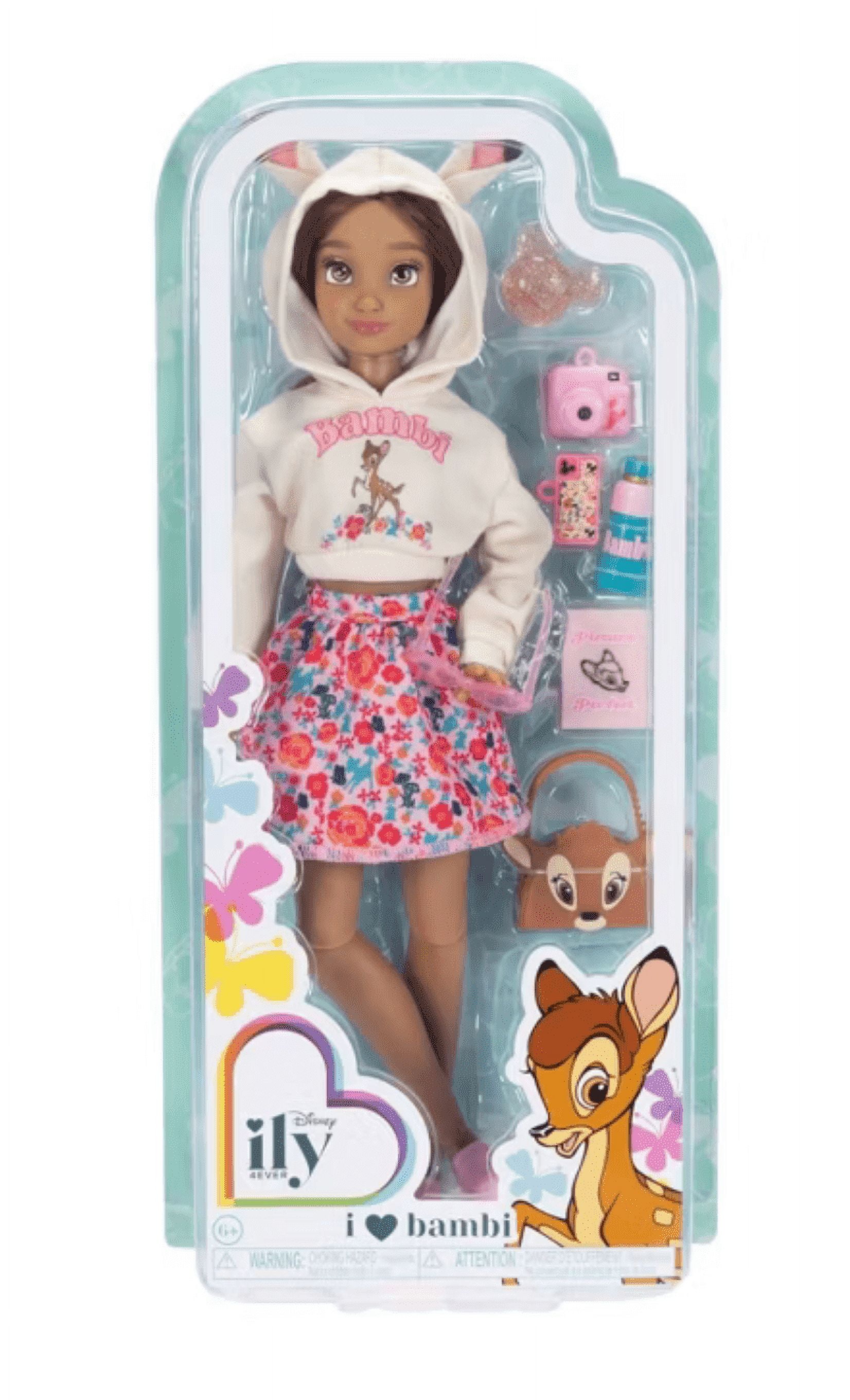 Disney ILY 4ever 12.5" Bambi Doll Brown Hair/Green Eyes Toy New With ...